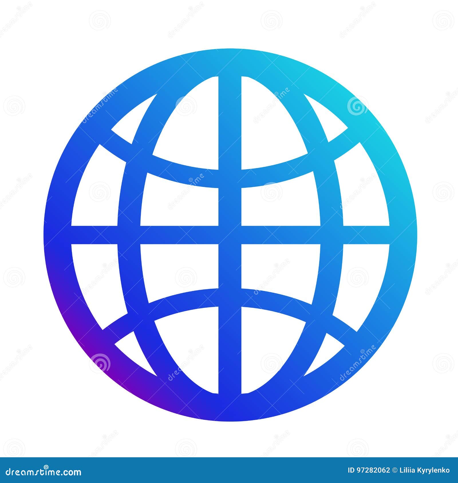 Pictogram Internet Symbool Van De Website Bolteken Vector Illustratie ...