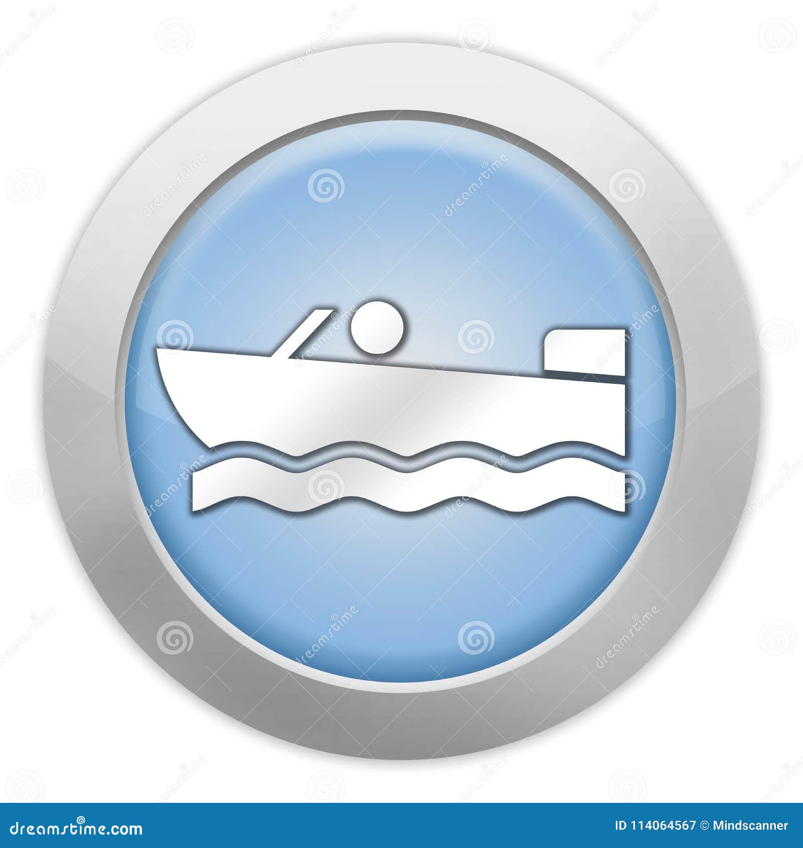 Pictogram, Knoop, Pictogrammotorboot Stock Illustratie - Illustration ...