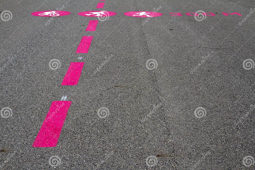 Pictogram lines stock photo. Image of labeling, biker - 18939410