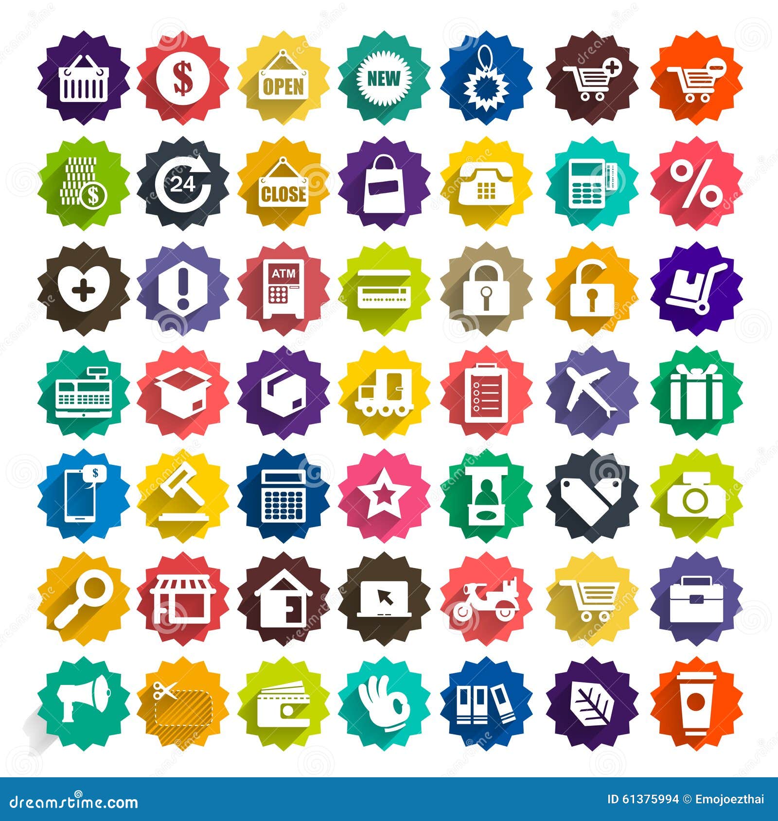 Pictogram Marketing vector illustratie. Illustration of cadeau - 61375994