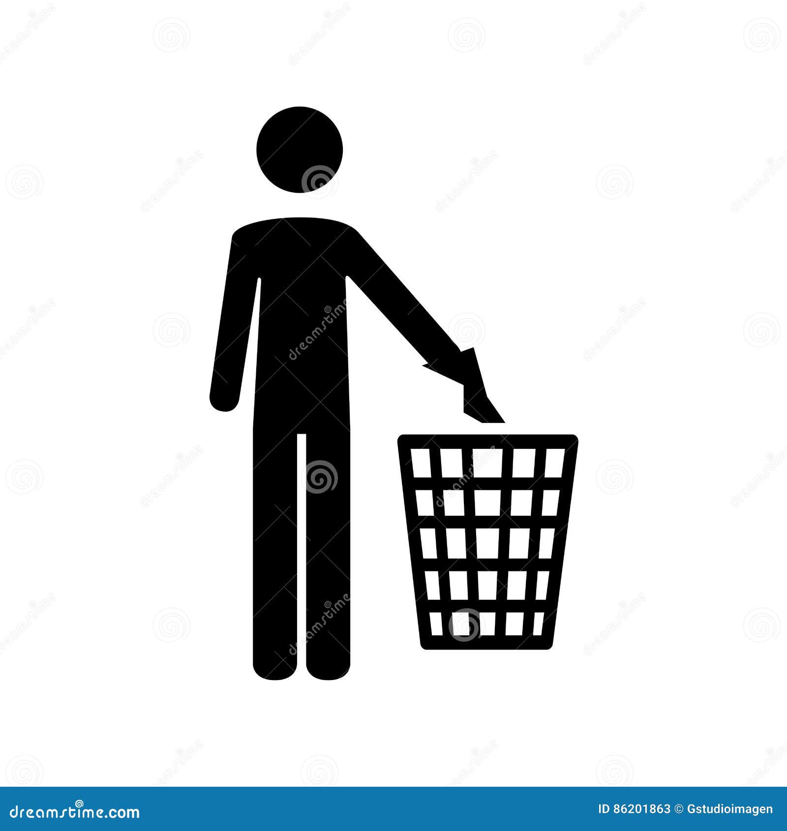 Person Throwing Away Waste Creating Pollution Trash On The Sea Sand ...