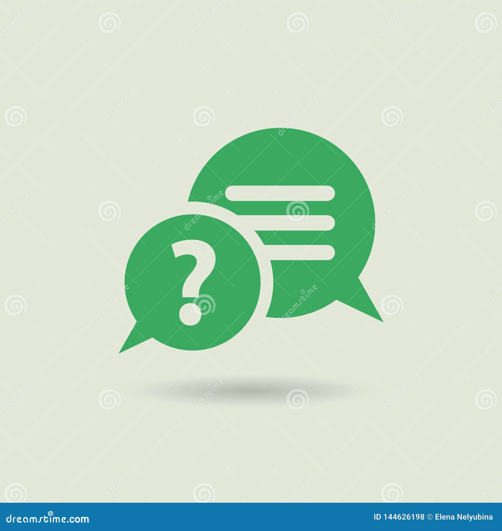 Pictogram of Question Mark. FAQ Icon. Information Exchange Theme Icon ...