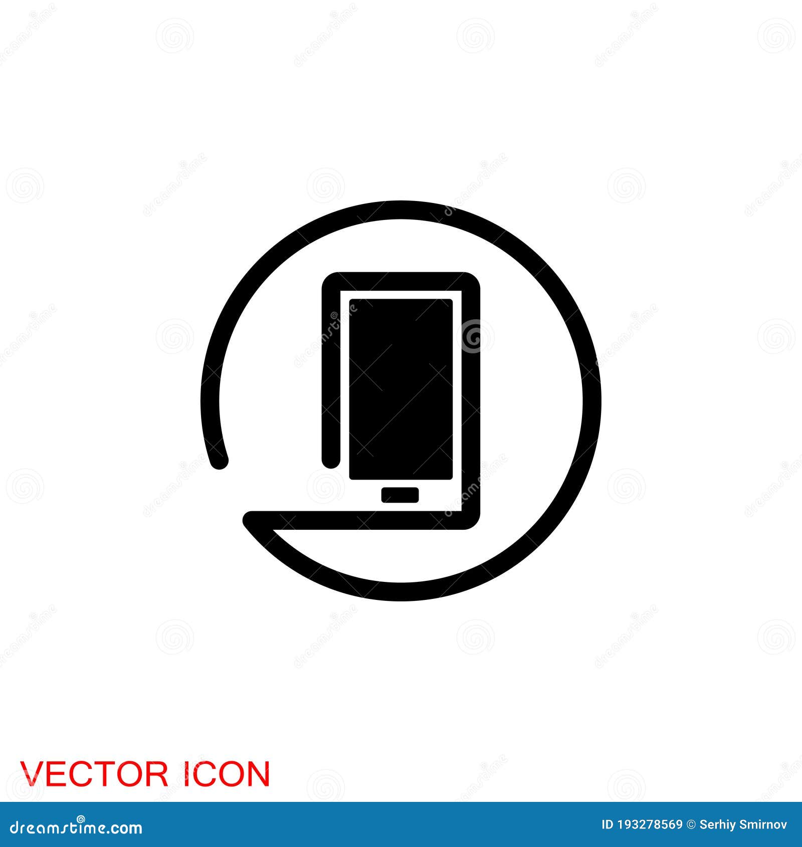 Pictogram Smartphone Pictogram Vectorafbeelding Van Smartphone Stock ...
