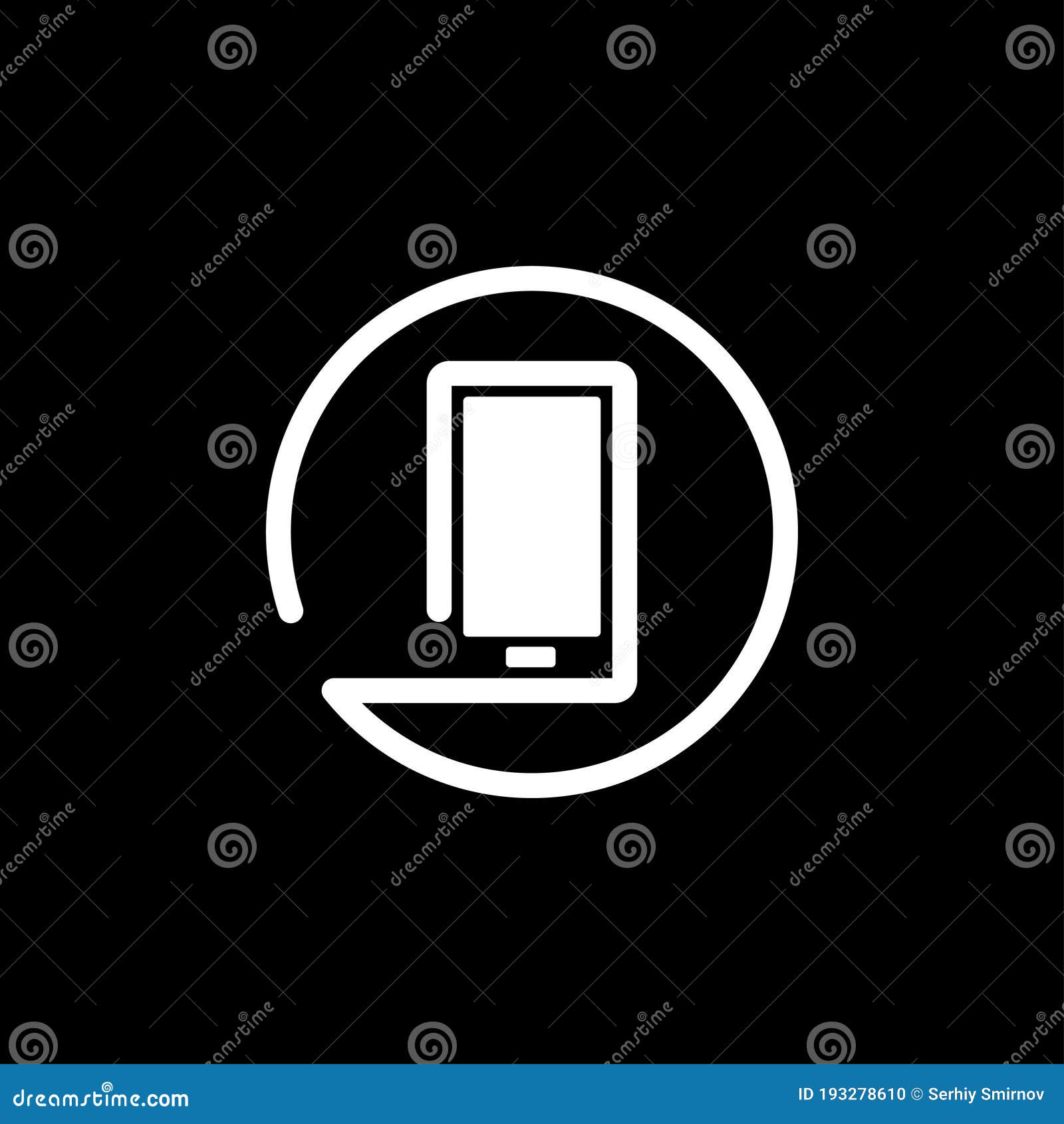 Pictogram Smartphone Pictogram Vectorafbeelding Van Smartphone Stock ...