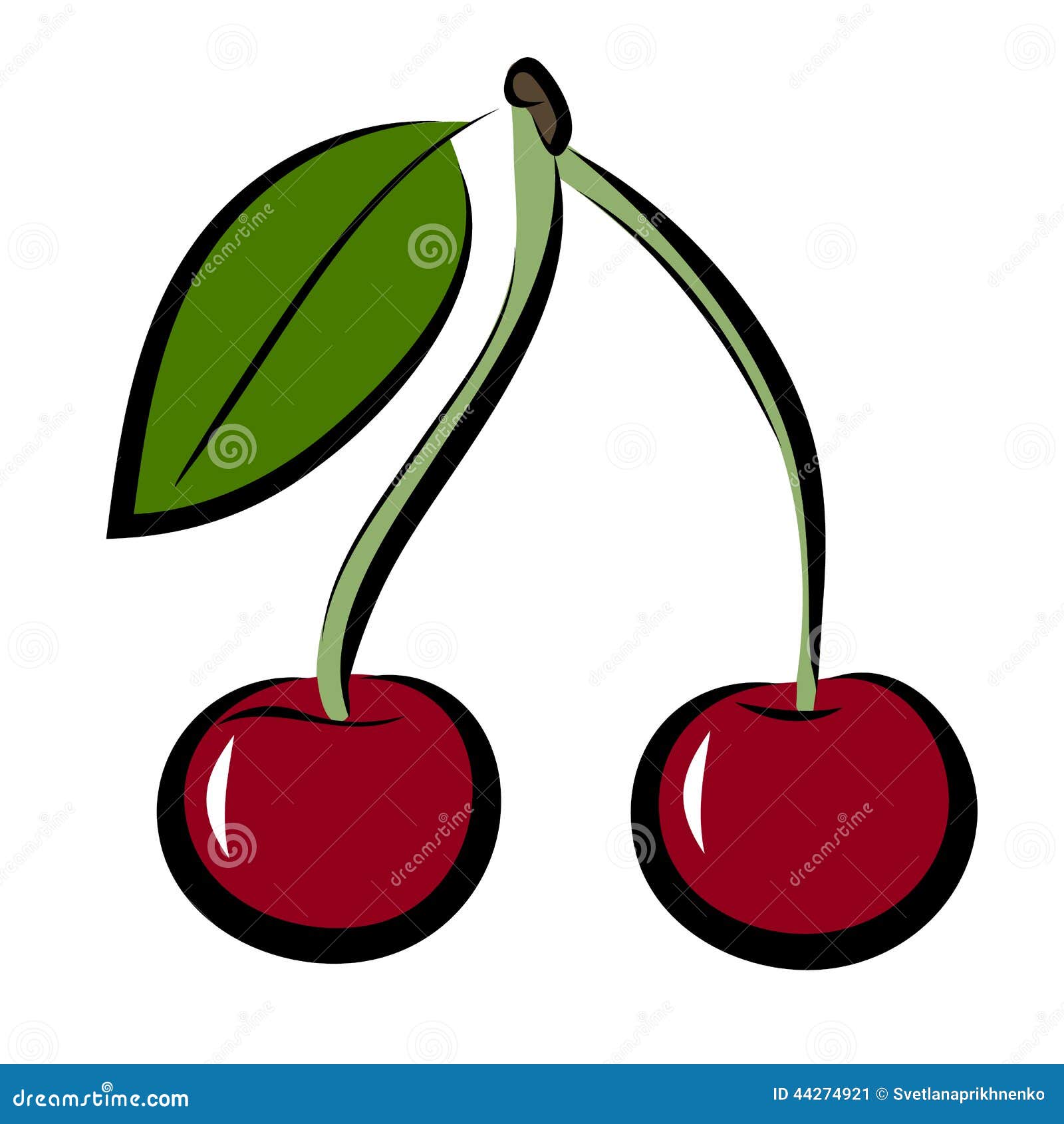 Pictogram van kers vector illustratie. Illustration of voorwerp - 44274921