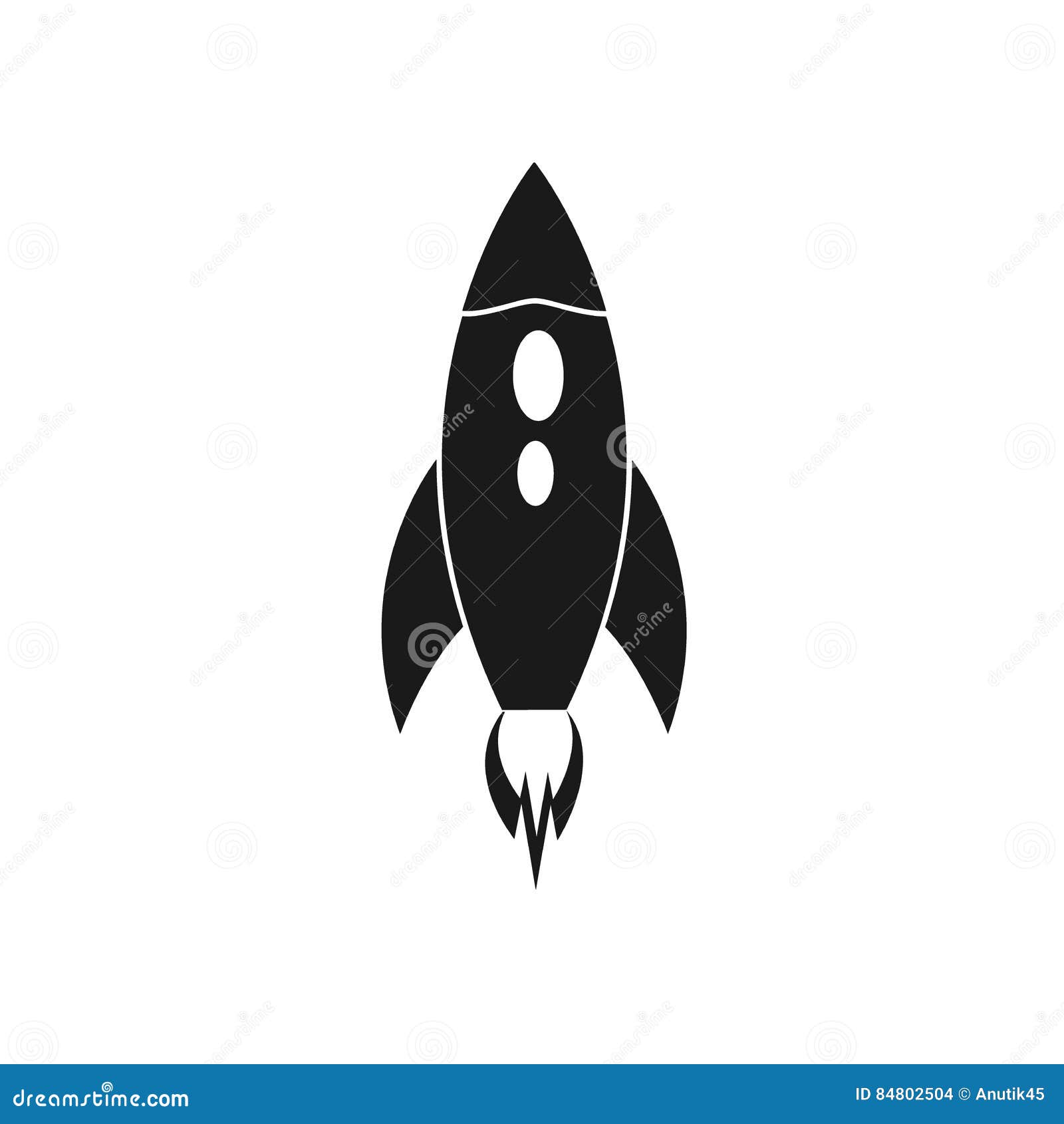 Pictogram Van Raket Vector Illustratie Vector Illustratie ...