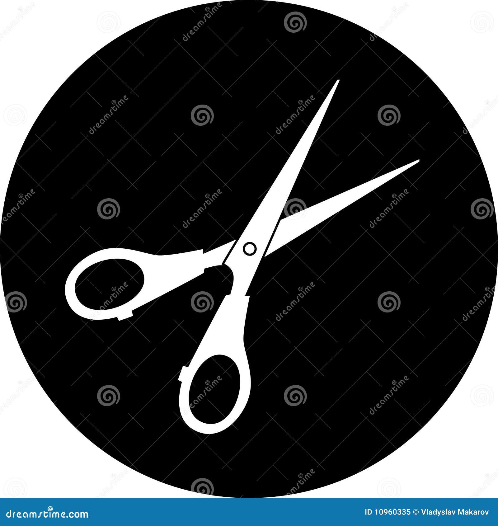 Pictogram van schaar vector illustratie. Illustration of apparatuur ...