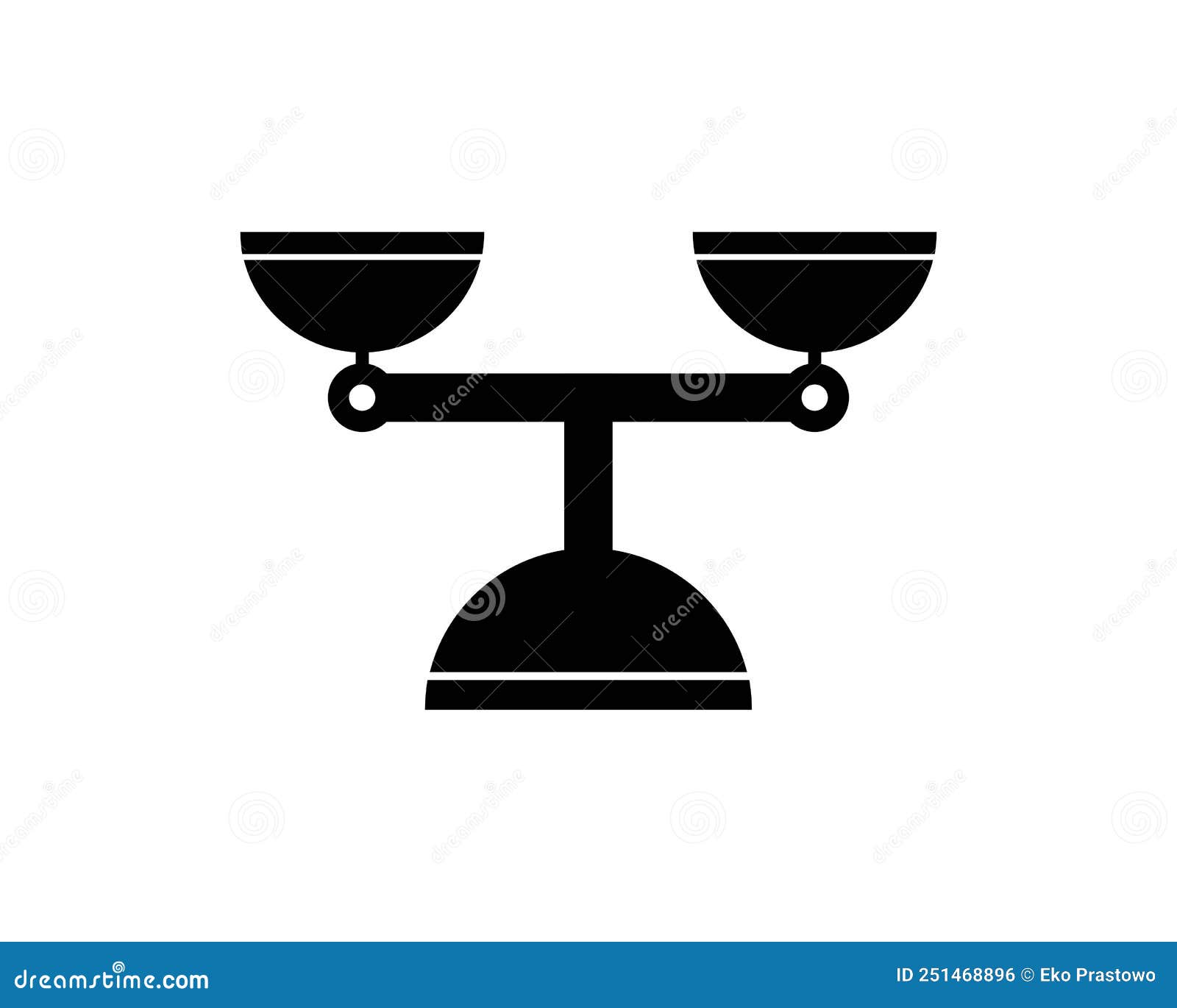 Pictogram Van Weegschaal. Vectorillustratie. Vectorillustratie Stock ...