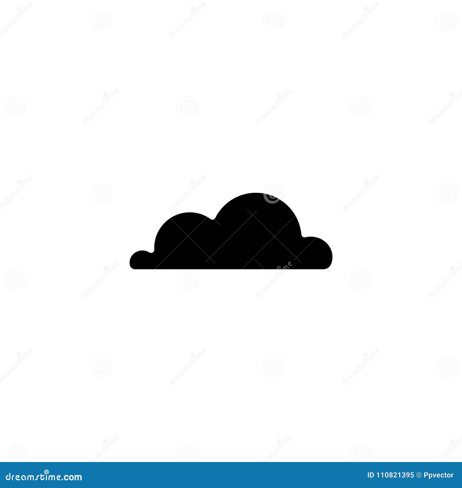 Pictogram Wolk Vector Illustratie Vector Illustratie - Illustration of ...