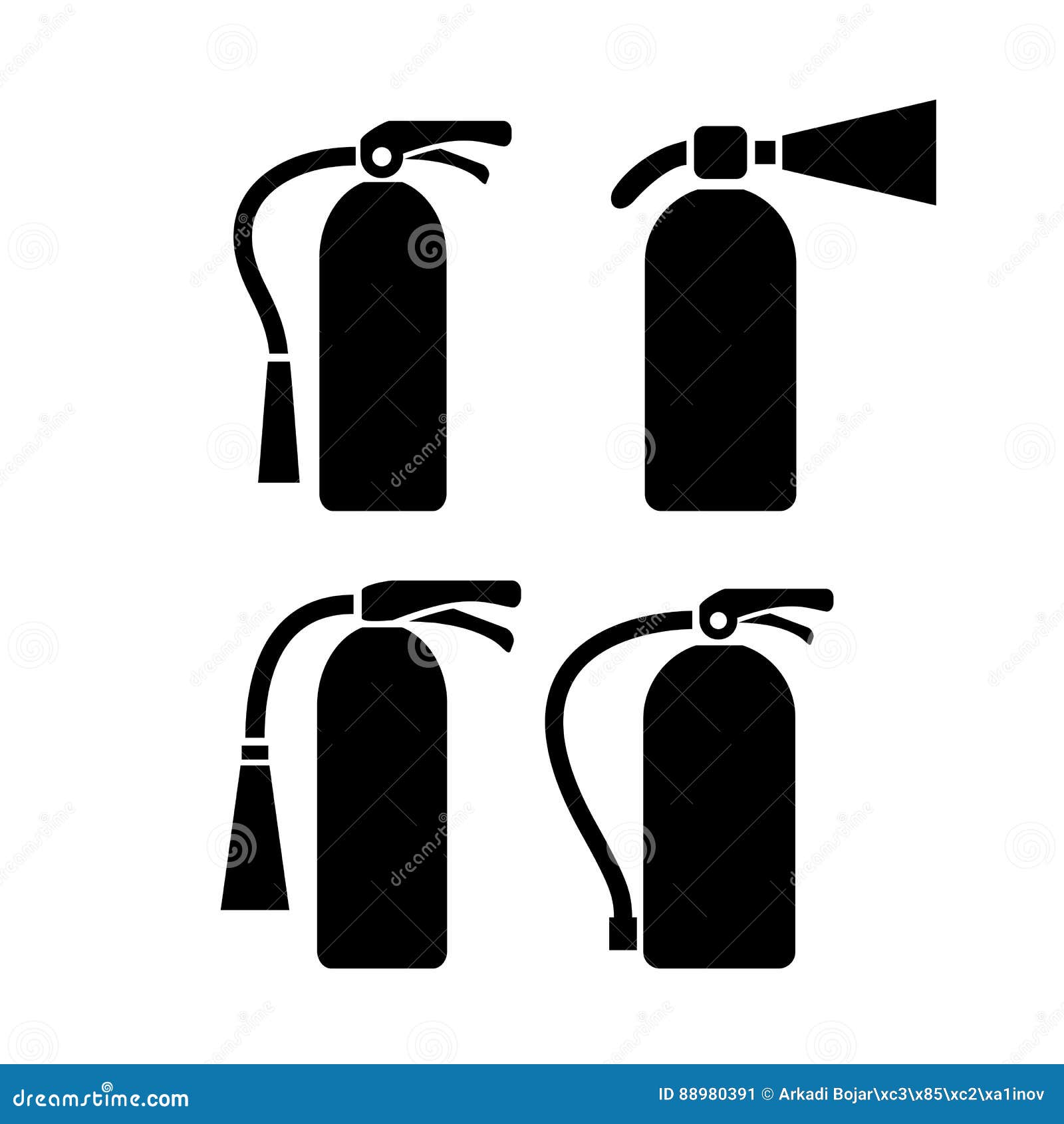 Pictograma Del Vector Del Extintor Ilustración del Vector - Ilustración ...