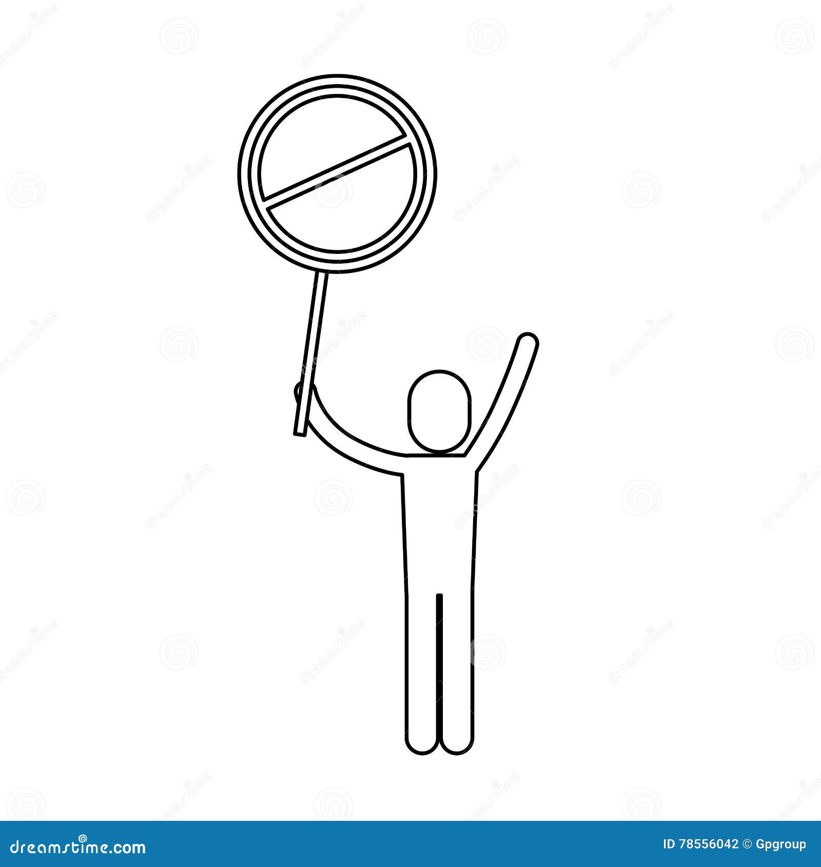 Pictogramme Avec La Conception De Panneau Routier Illustration de ...