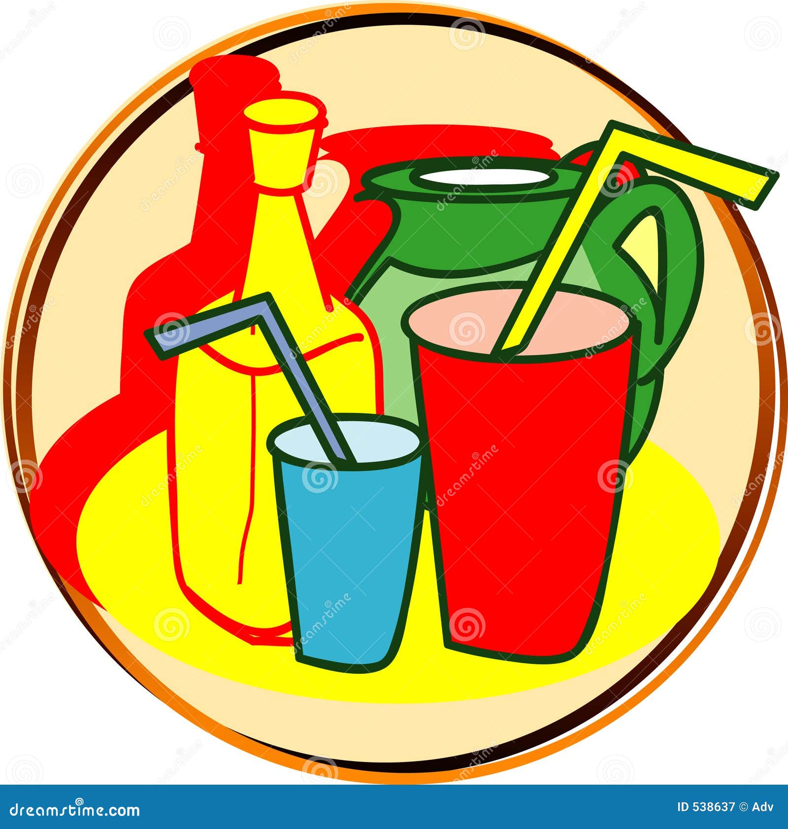 Pictogramme - boissons illustration stock. Illustration du pictogramme ...