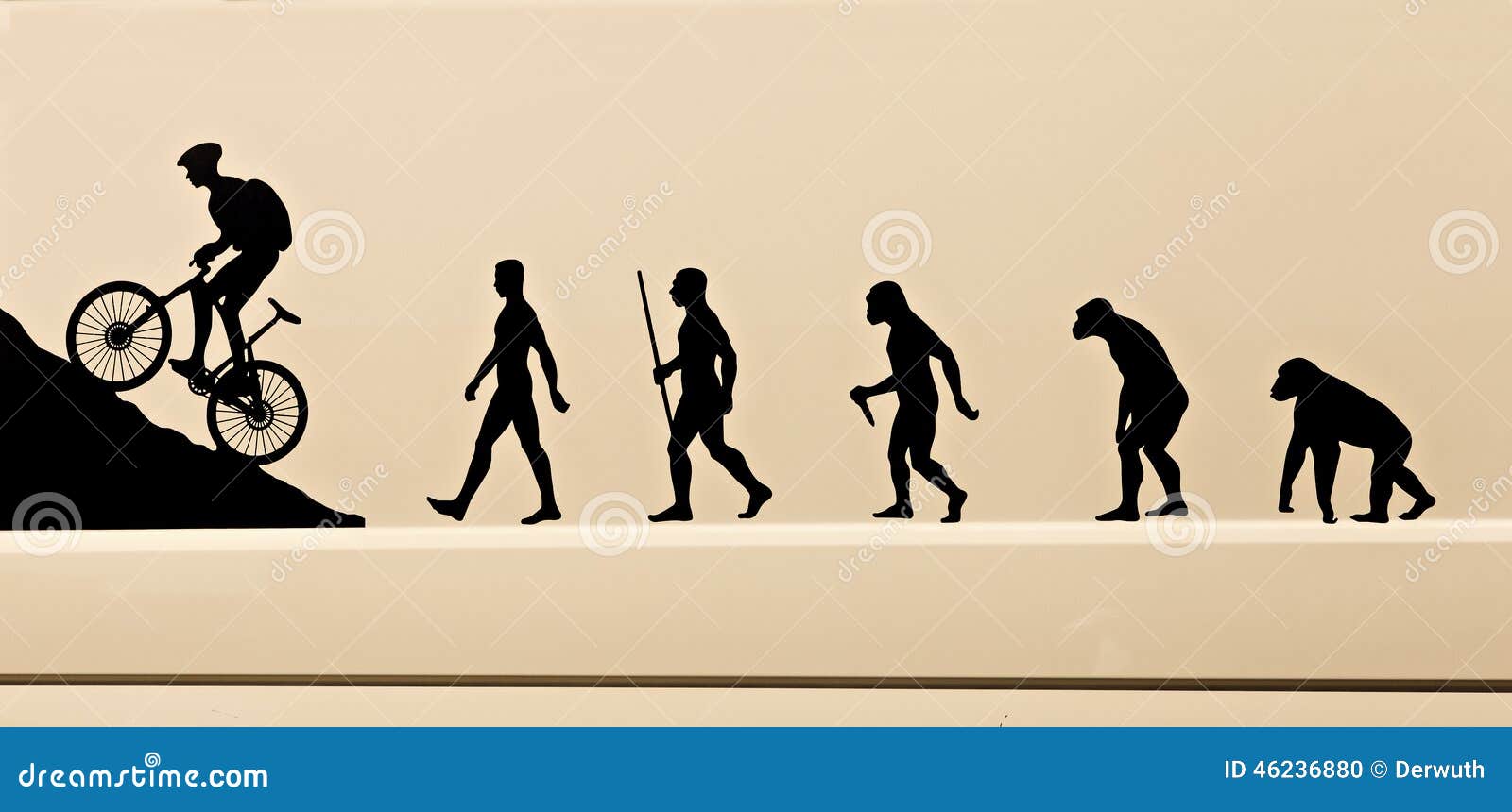 Pictogramme De L'évolution De L'homme Illustration Stock - Illustration ...