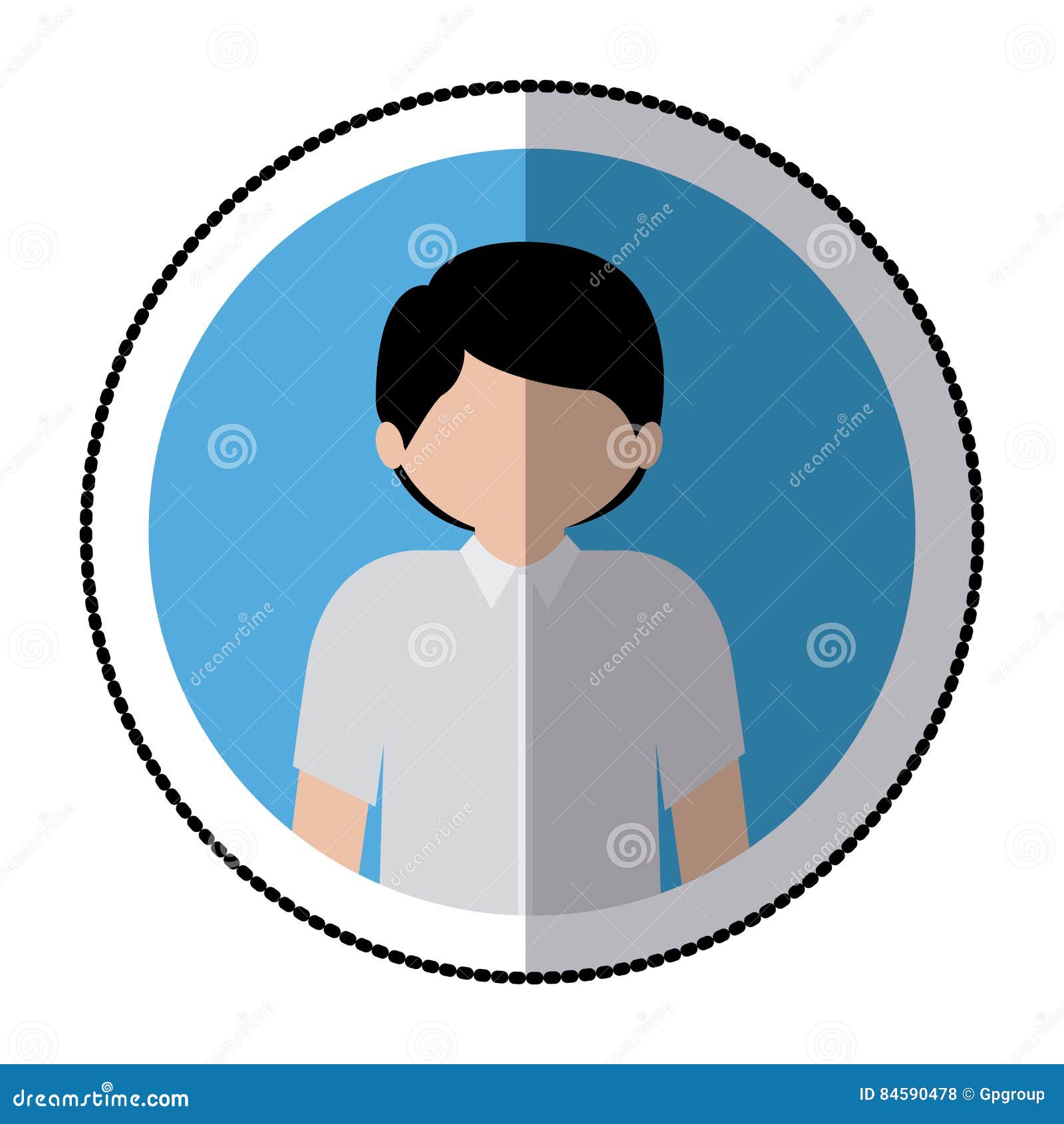 Pictogramme De Profil D'homme Illustration de Vecteur - Illustration du ...