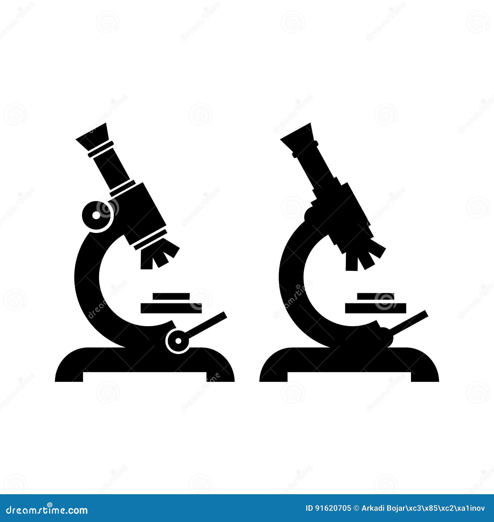 Pictogramme De Vecteur De Microscope Illustration de Vecteur ...