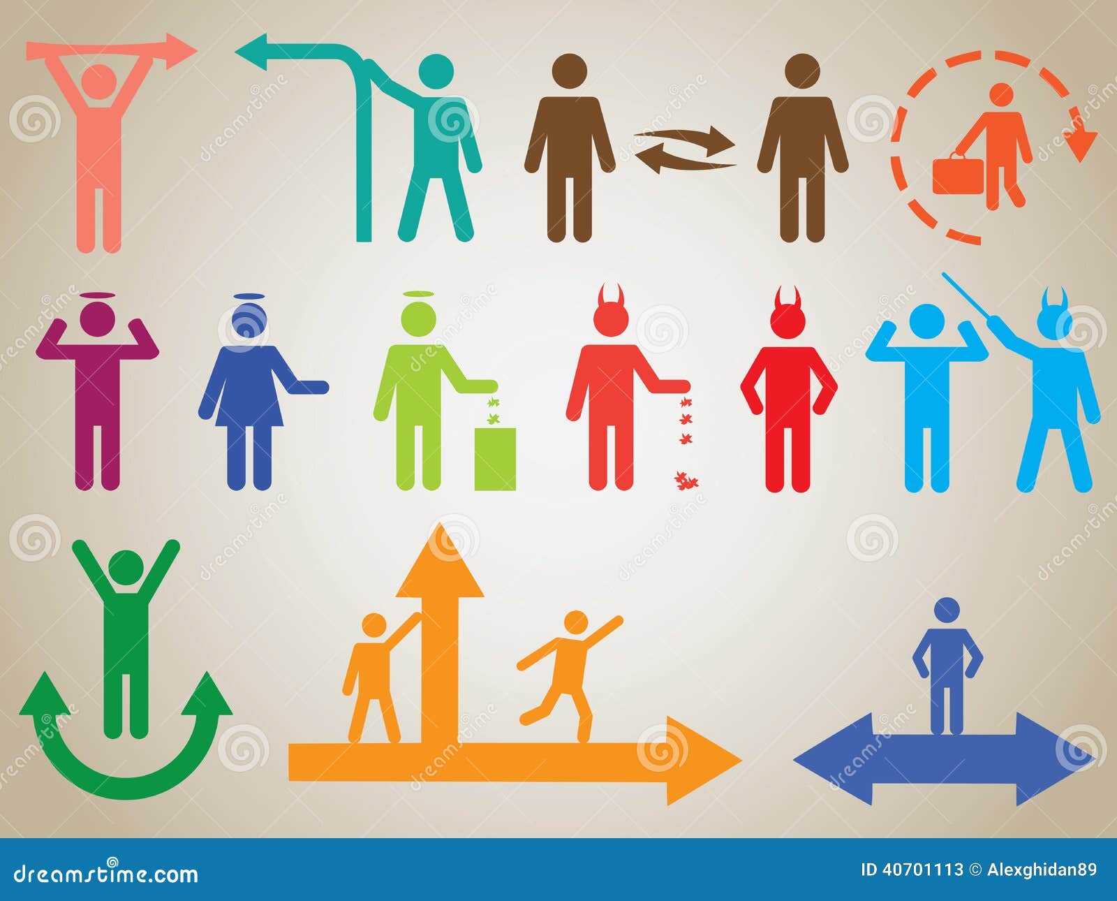 Pictogramme humain illustration de vecteur. Illustration du community ...