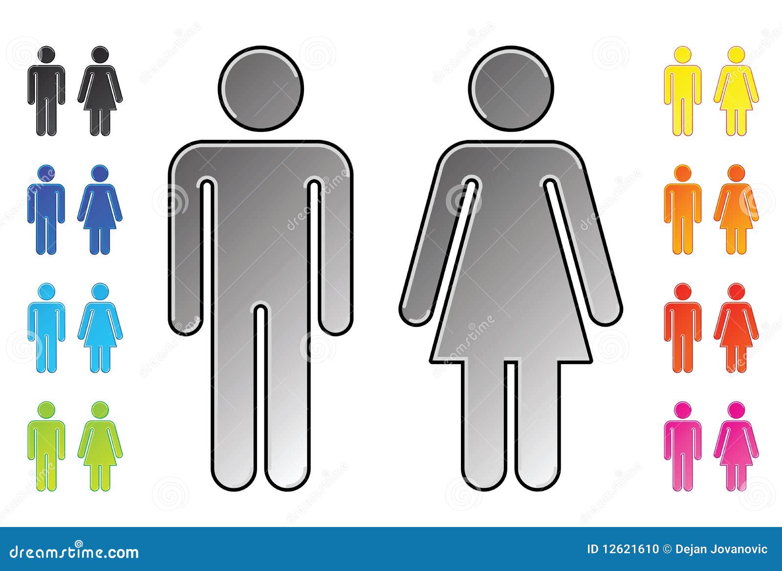 Pictograms stock vector. Illustration of graphic, orange - 12621610