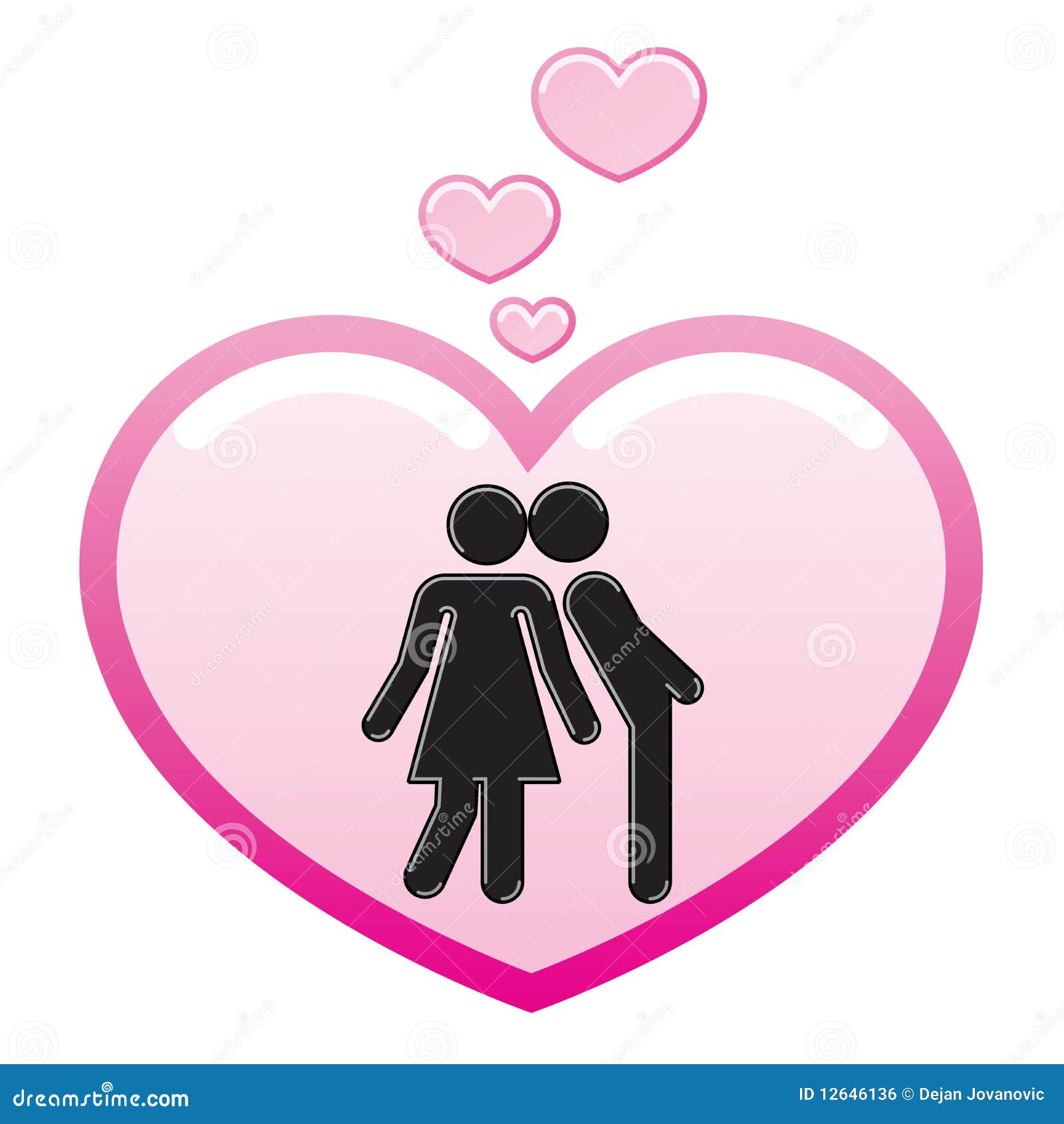 Pictograms stock vector. Illustration of flirting, excitement - 12646136