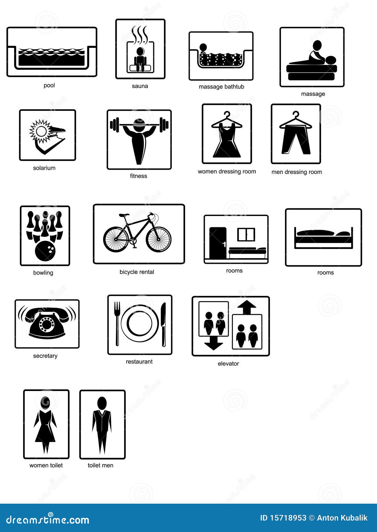Pictograms Cartoon Vector | CartoonDealer.com #12621843