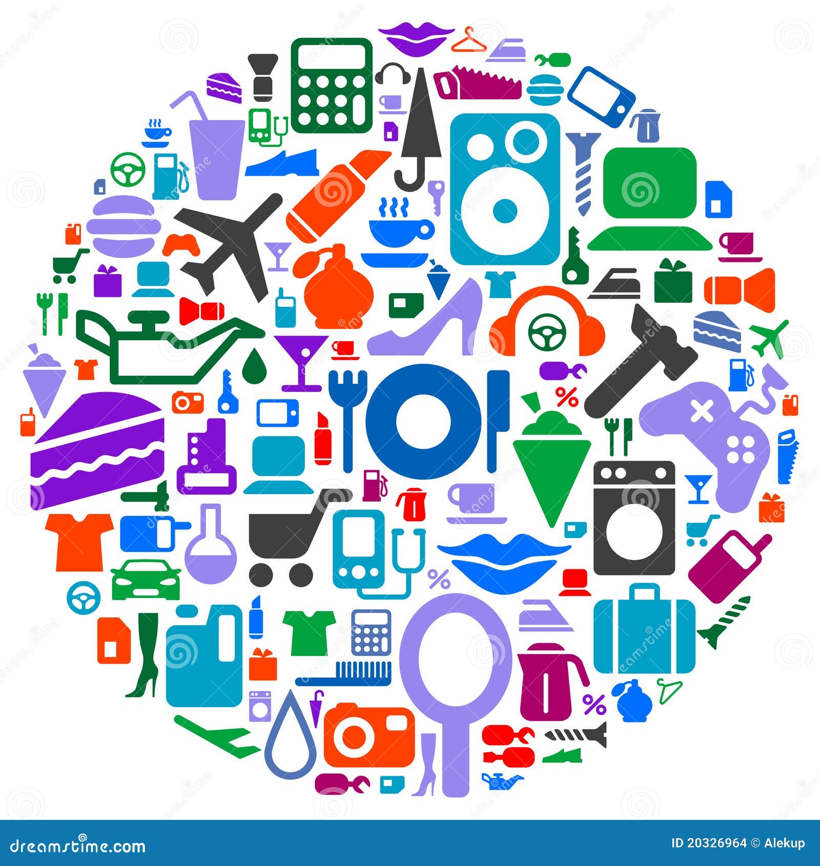 Pictograms Cartoon Vector | CartoonDealer.com #12621673