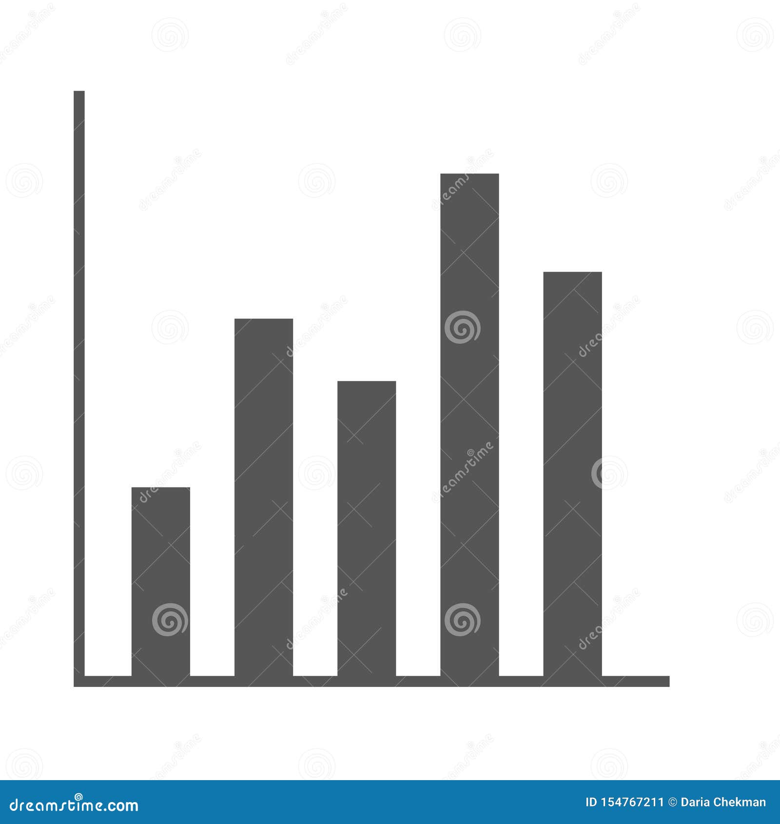 Pictograph of Graph.Vector Illustration Stock Illustration ...