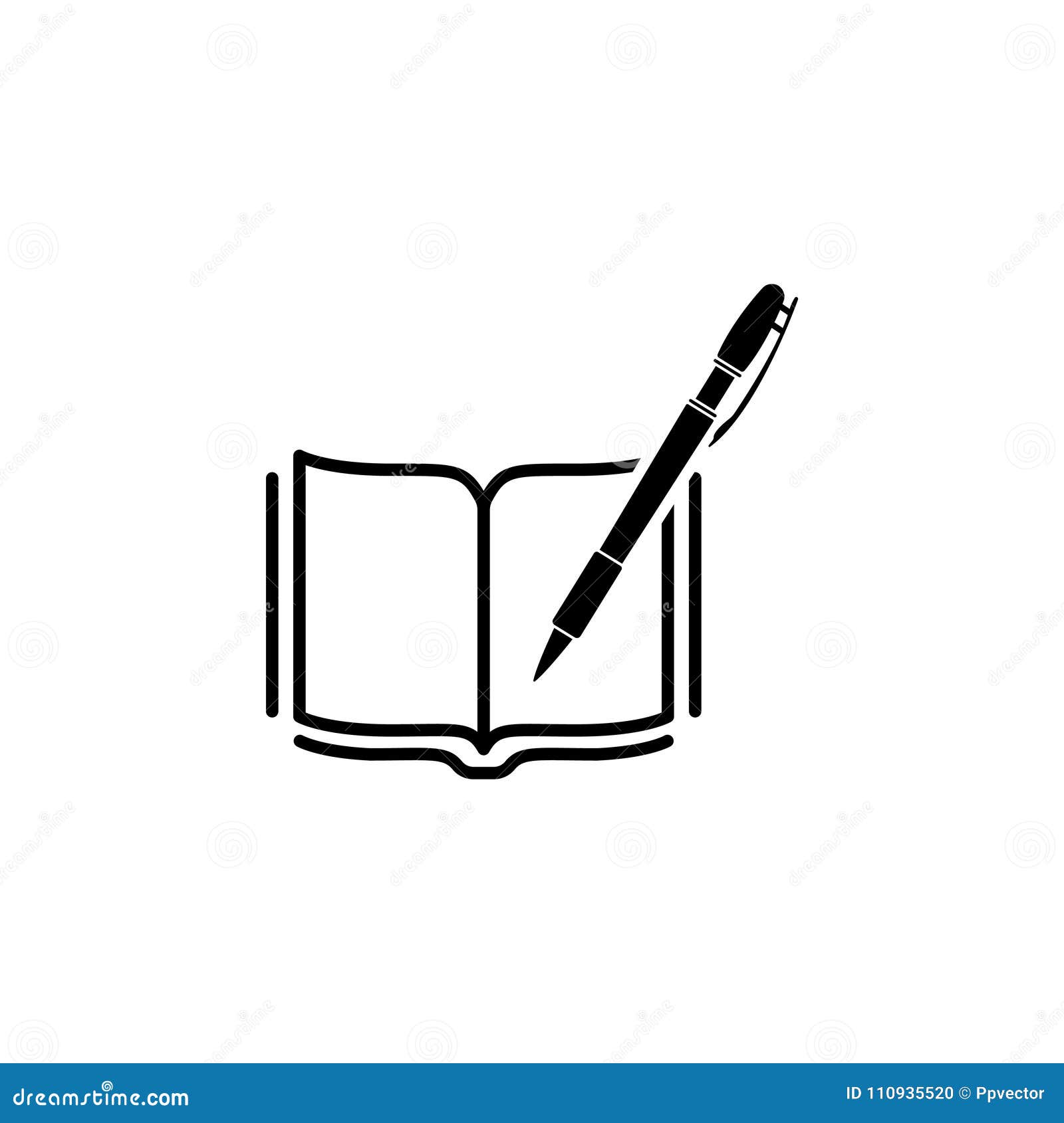 Pictograph of note. vector stock vector. Illustration of data - 110935520