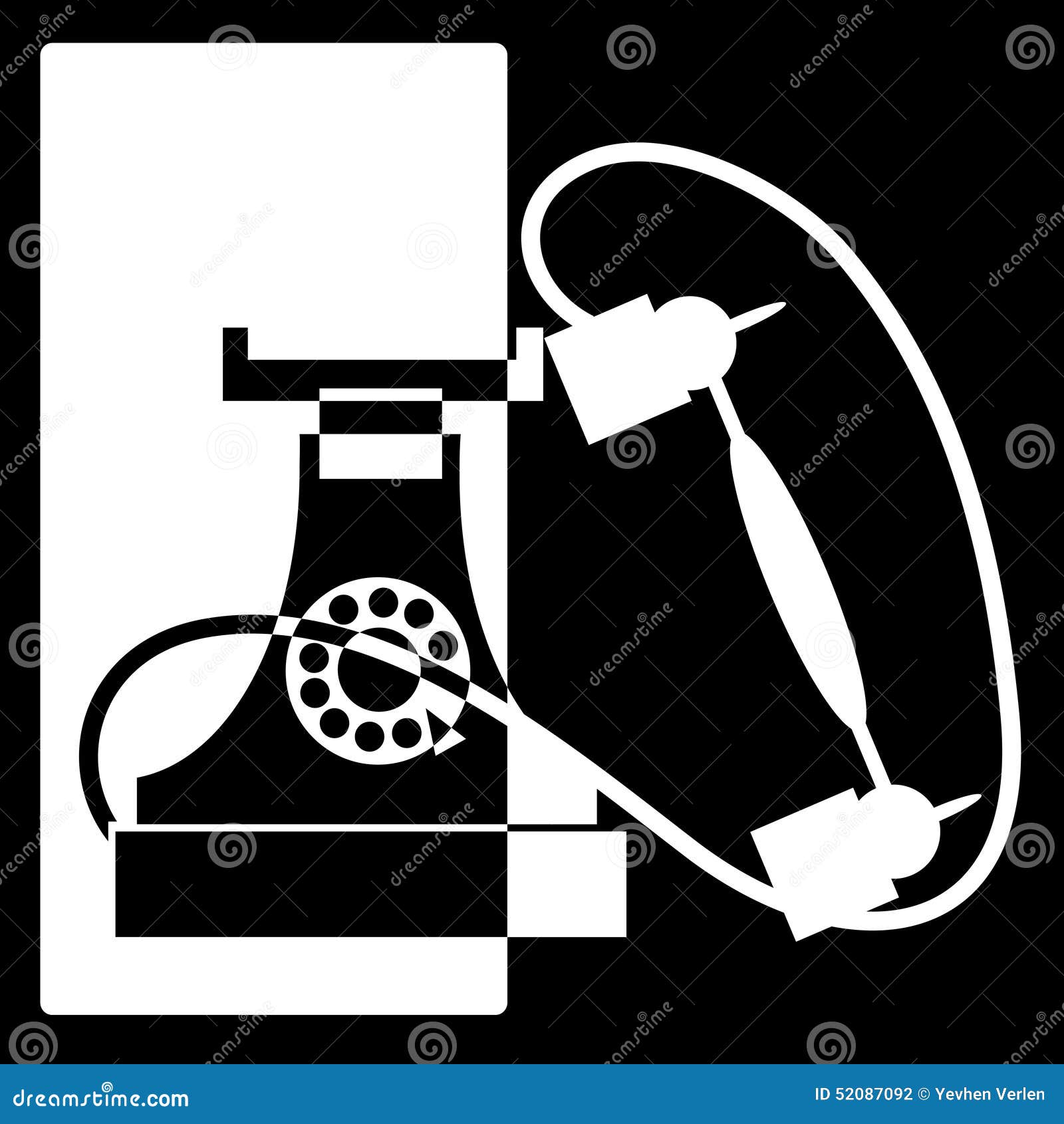 Pictograph of phone stock illustration. Illustration of contact - 52087092