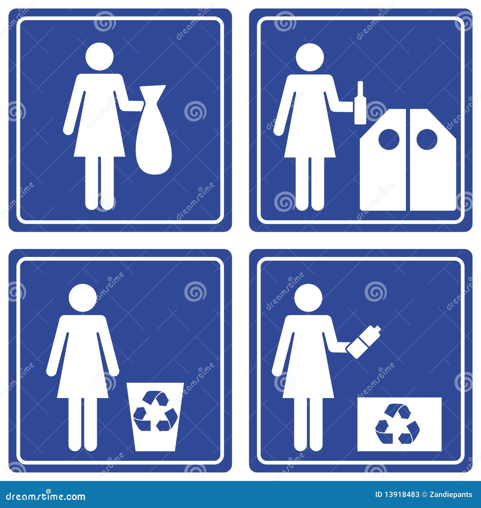 Pictograph - recycle stock illustration. Illustration of environment ...