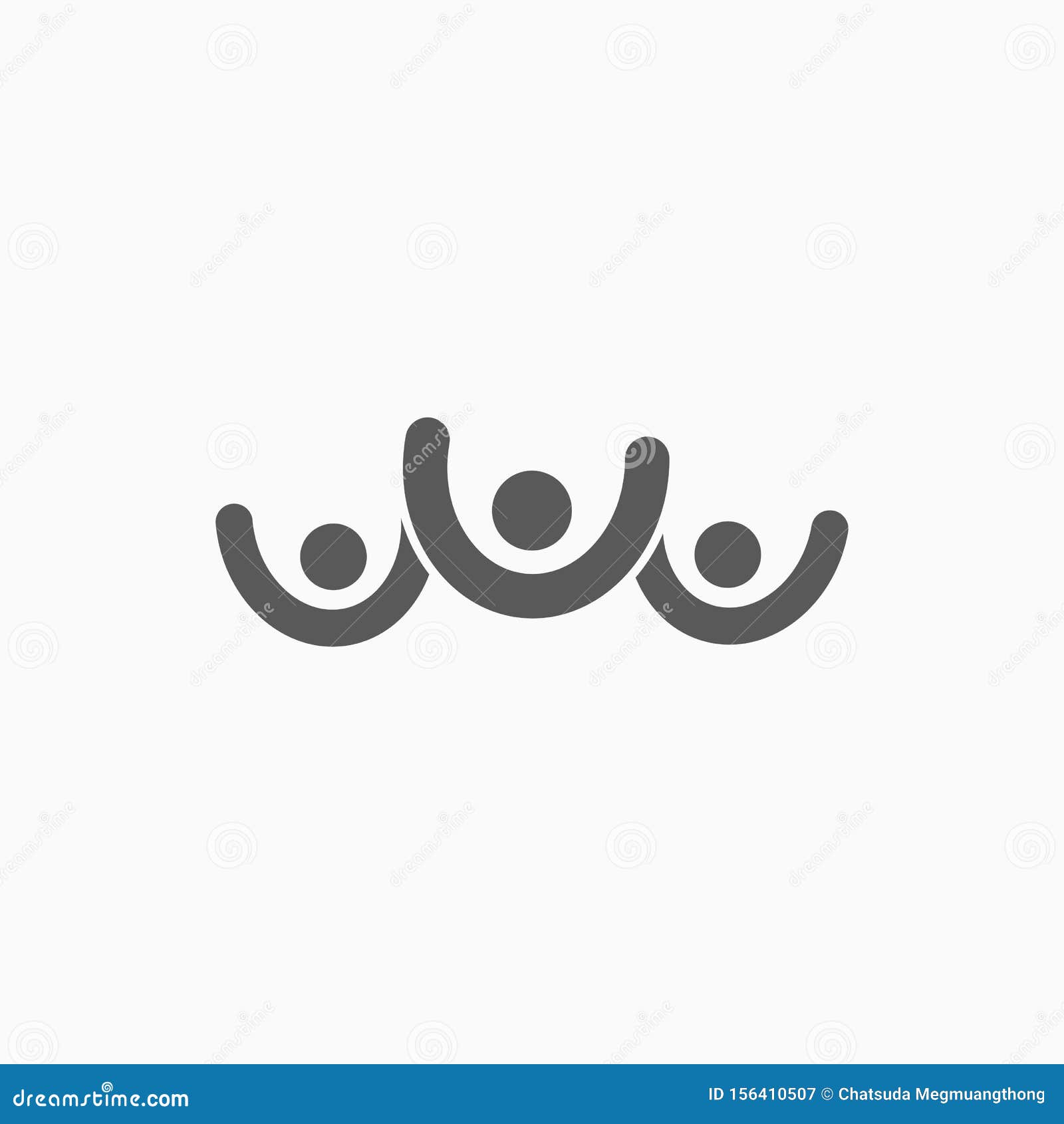 Pictograph of Success Team Icon, People Stock Vector - Illustration of ...