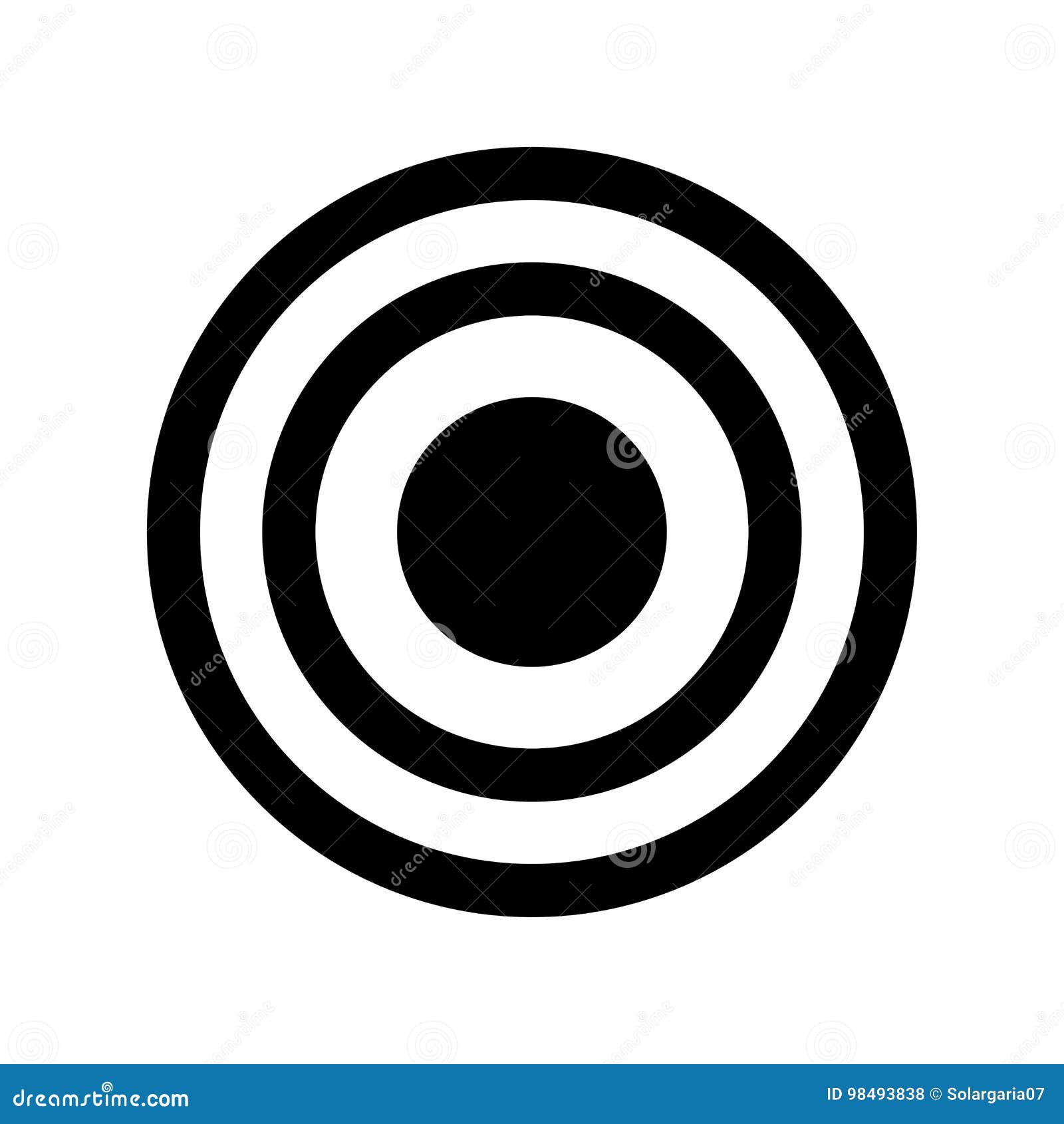 Pictograph of Target Icon - Vector Iconic Design Stock Vector ...
