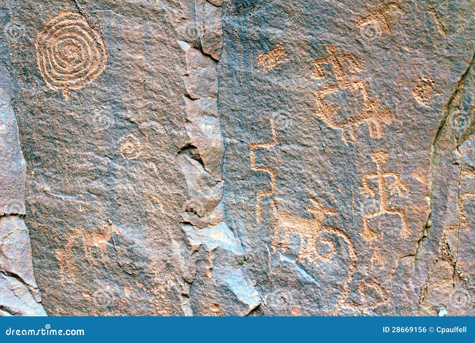 Pictographs stock photo. Image of hopi, prehistoric, arizona - 28669156