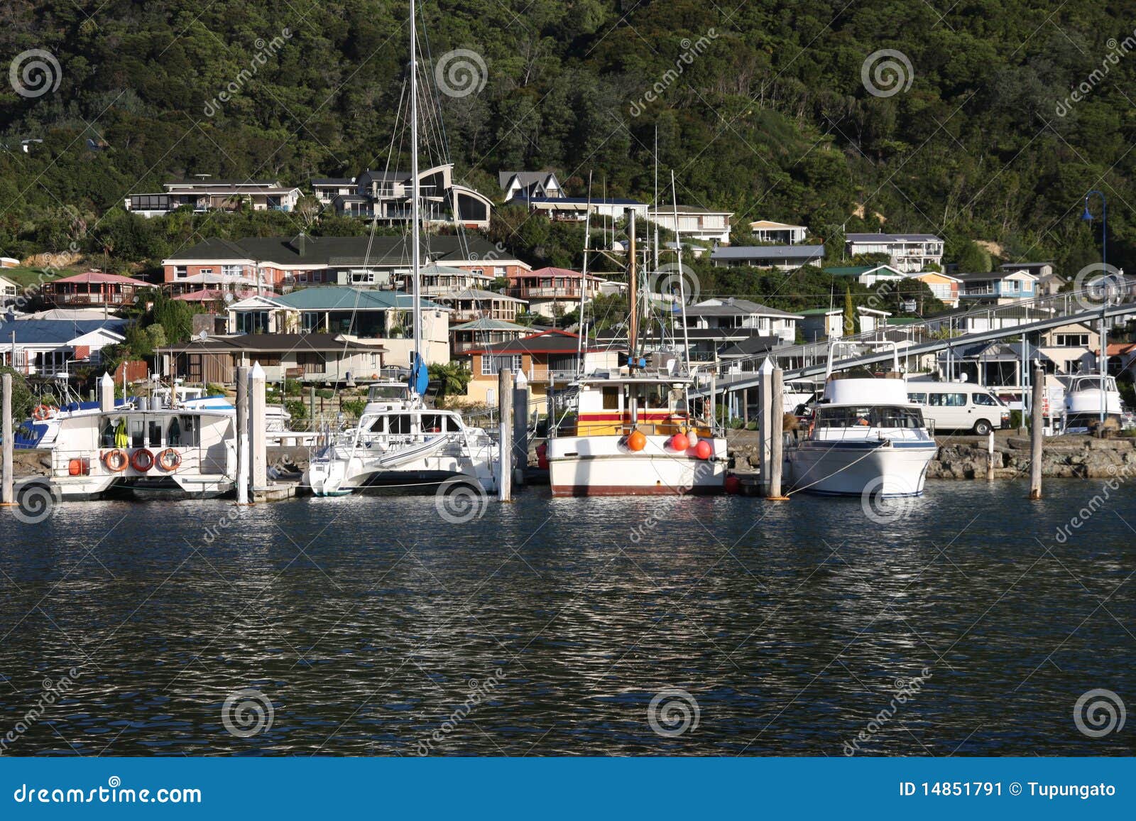 Picton stock image. Image of destination, zealand, oceania - 14851791