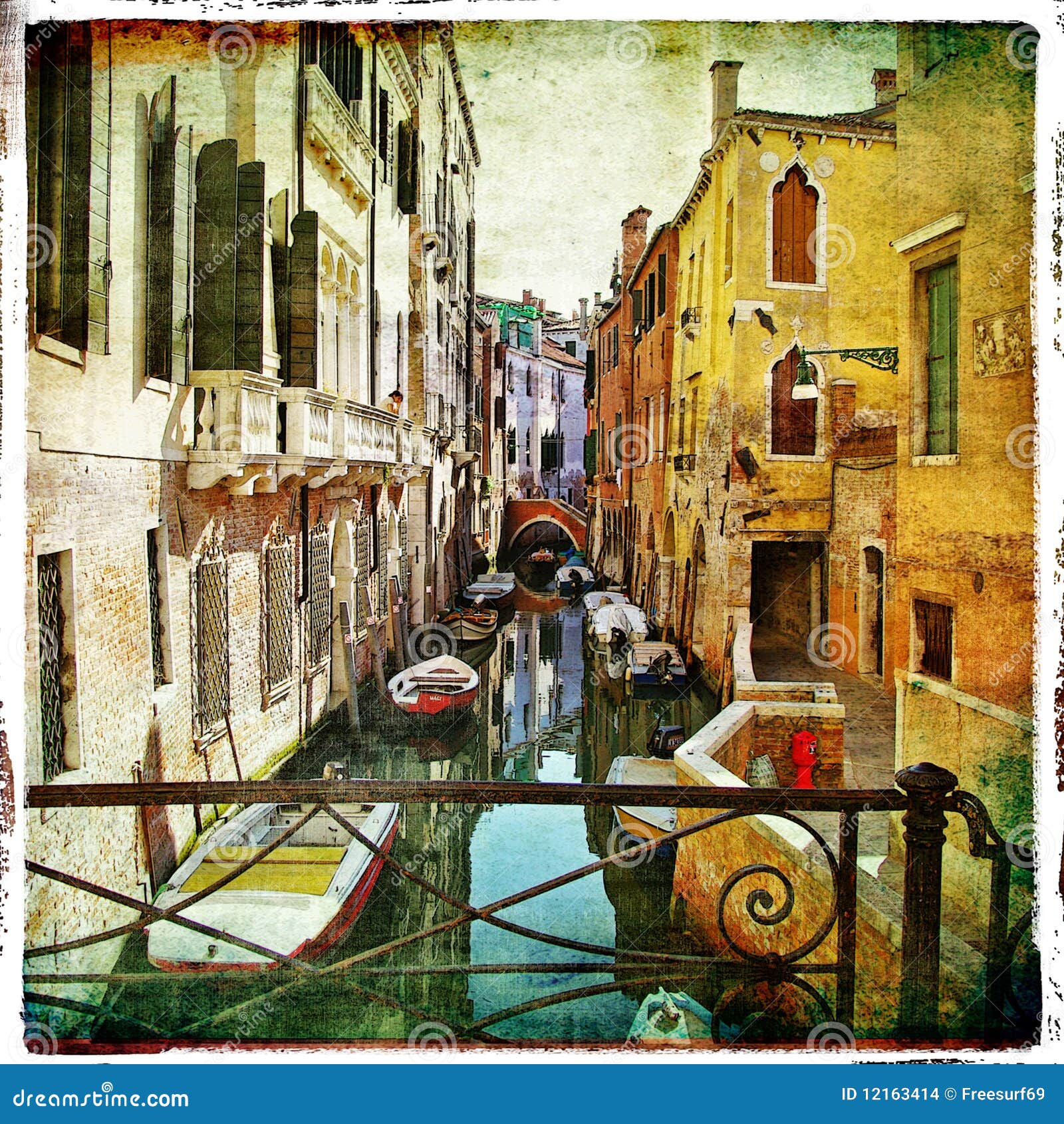 Pictorial Venice stock photo. Image of city, landmark - 12163414