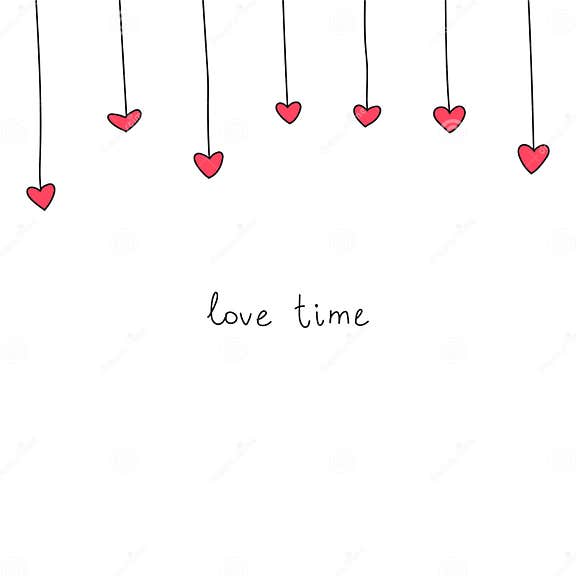 Love time stock vector. Illustration of marriage, decoration - 209650985