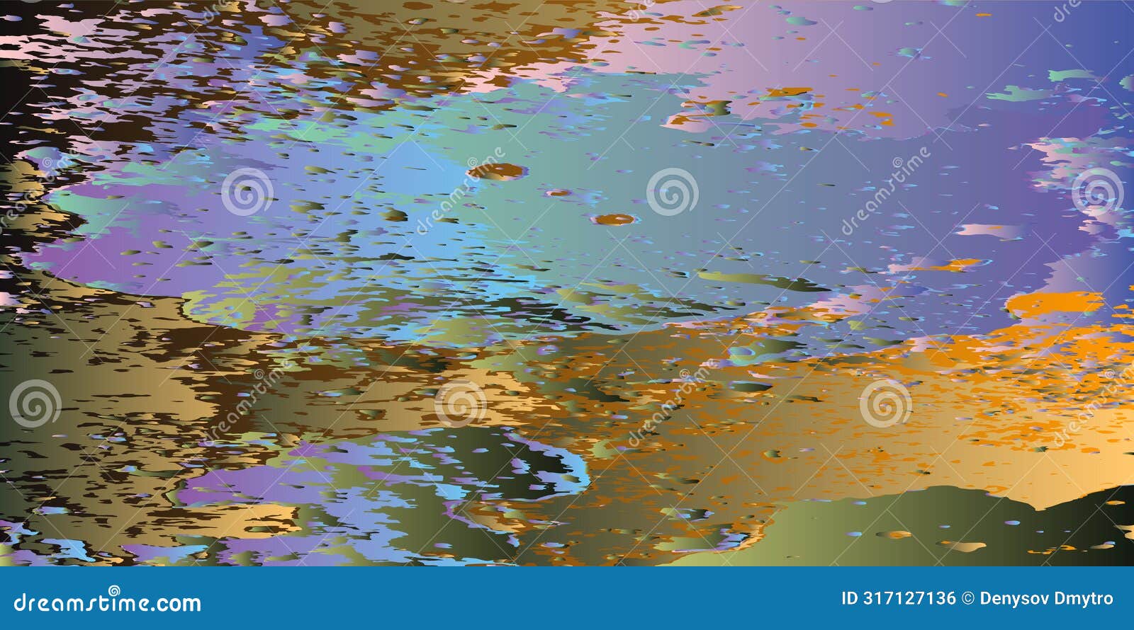 Picture with Abstract Spots. Colored Spotted Background Stock ...