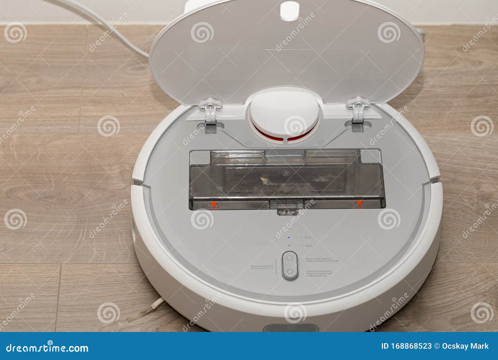 Automatic robot hoover stock image. Image of intelligent - 168868523