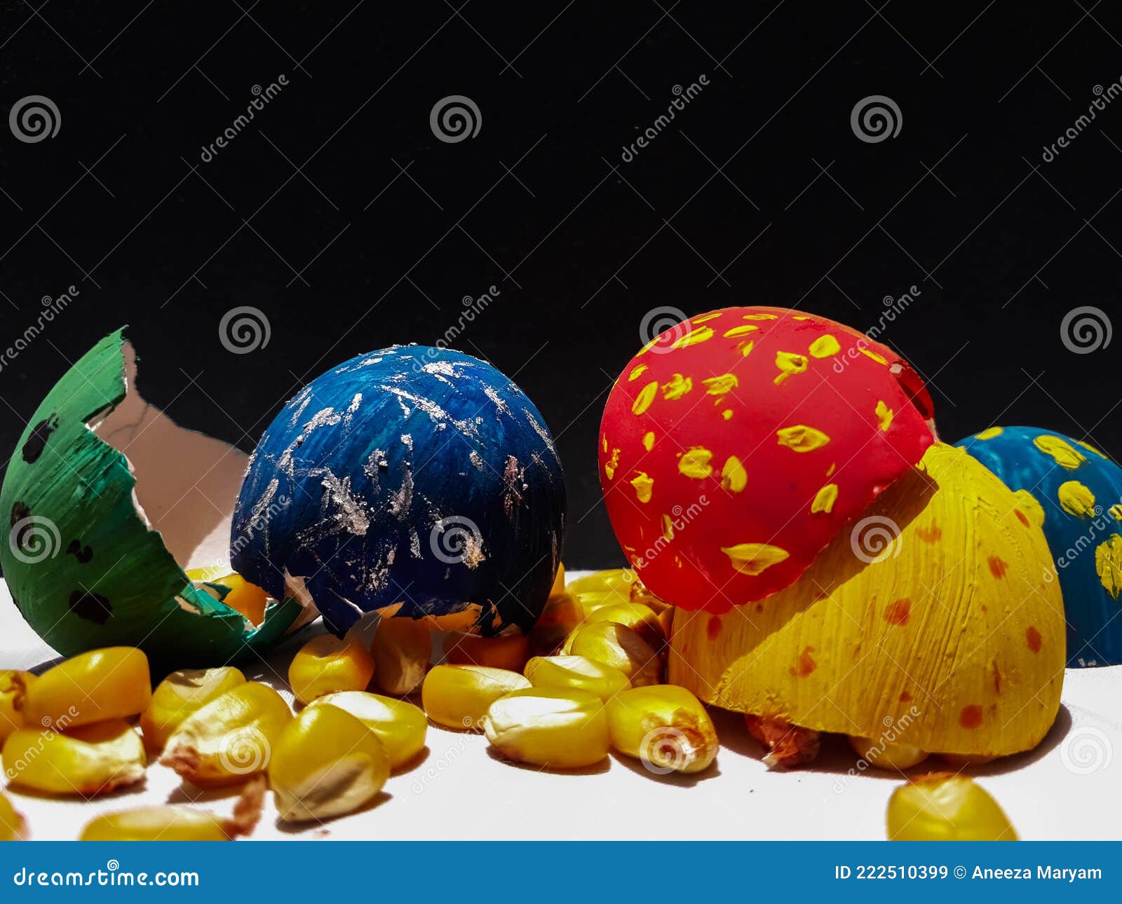 Picture of Beautiful Homemade Art, Recycling of Egg Shells Stock Image ...