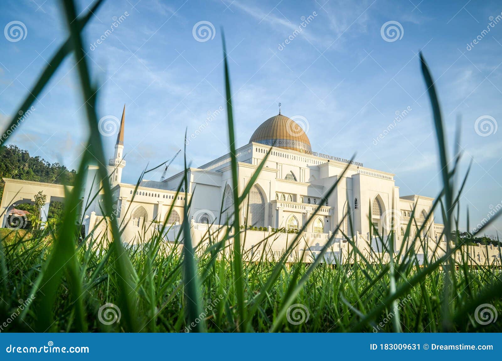 A Picture of a Beautiful Mosque. Stock Image - Image of ordinary ...