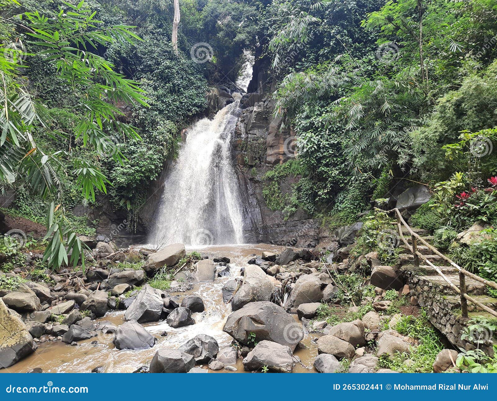 The Picture of Waterfalls and Rivers that are so Many Rock on Side ...