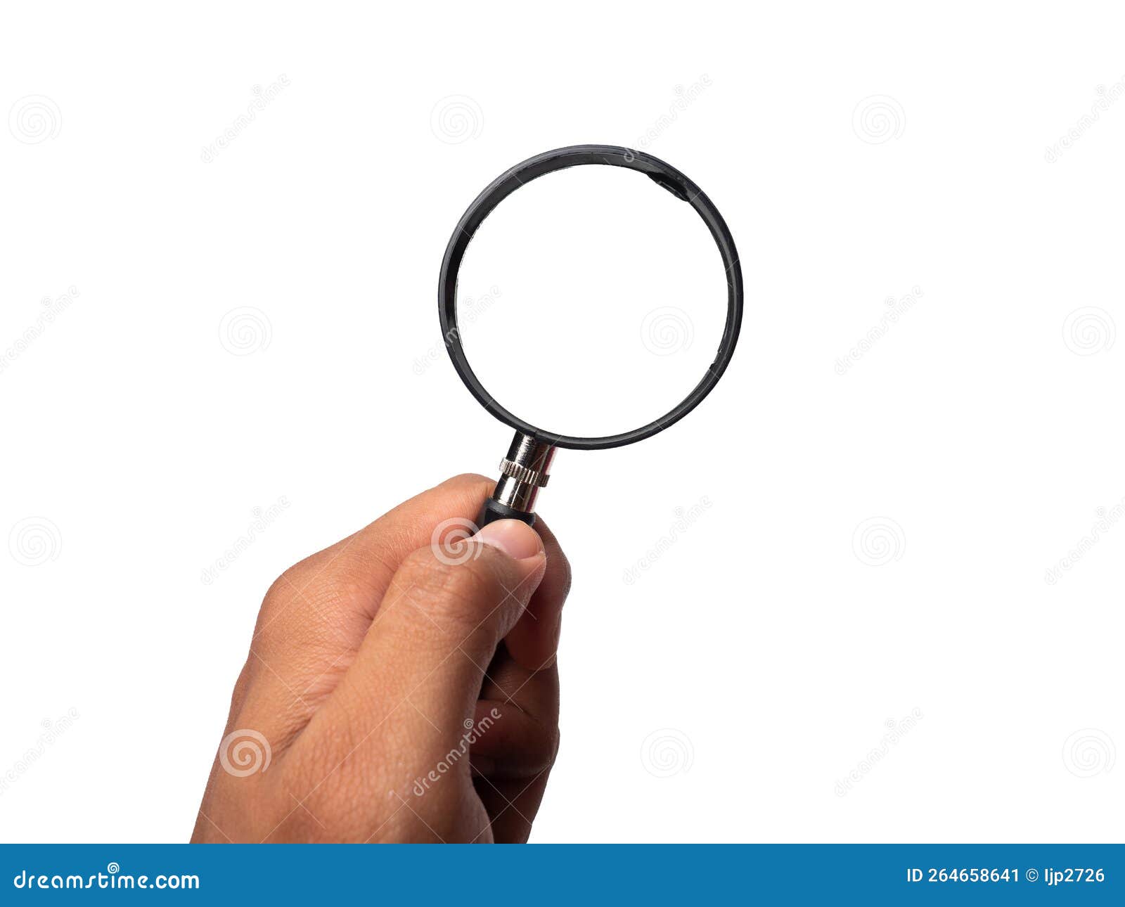 Picture of a Black Loupe or Magnifier Stock Image - Image of ...