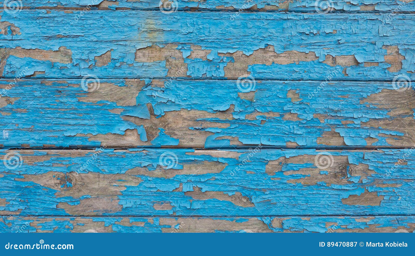 Picture of Blue, Destroyed Fence. Stock Image - Image of color, demaged ...
