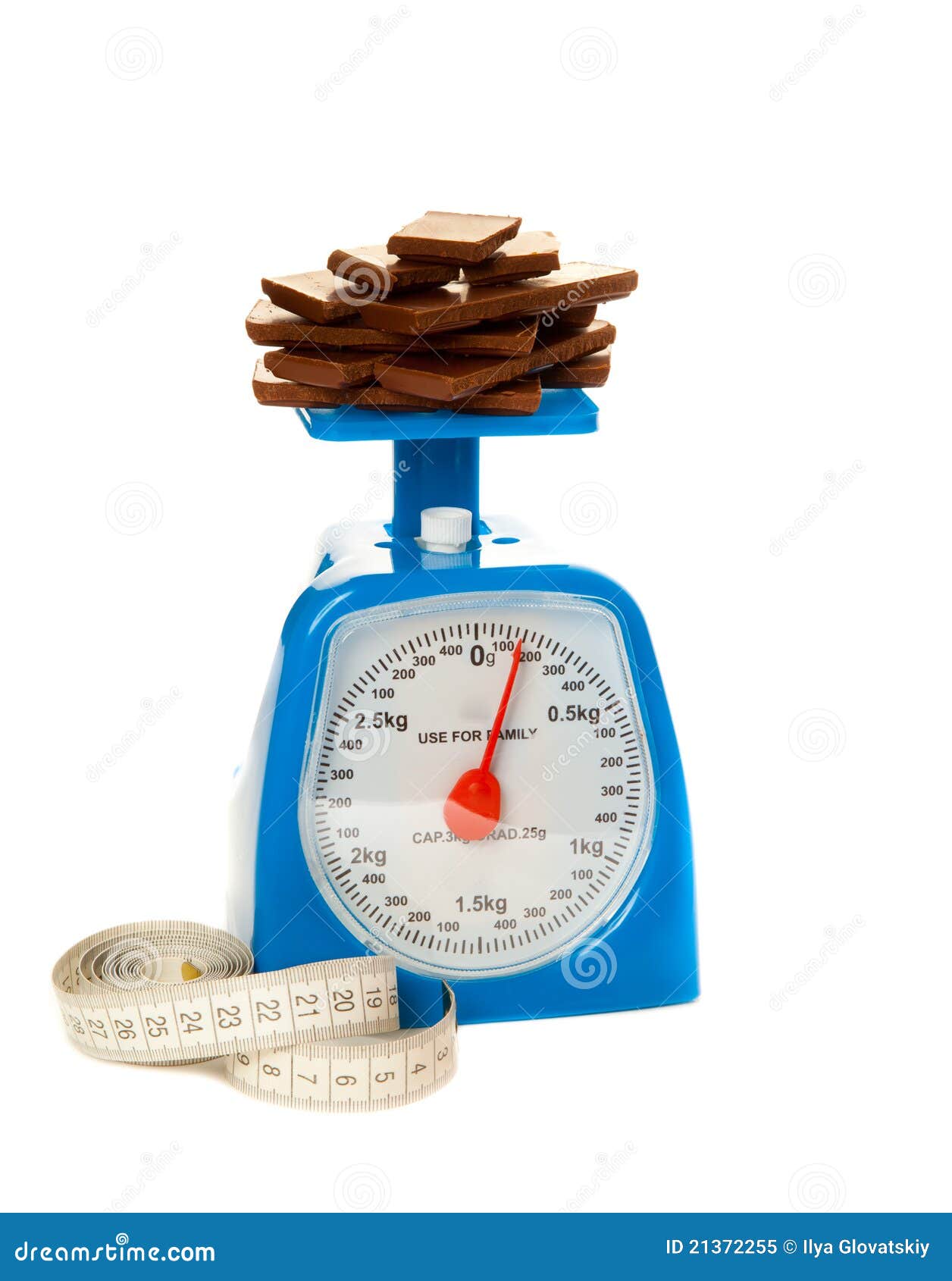 Picture of Blue Scale and Measure Tape Stock Image - Image of mass ...