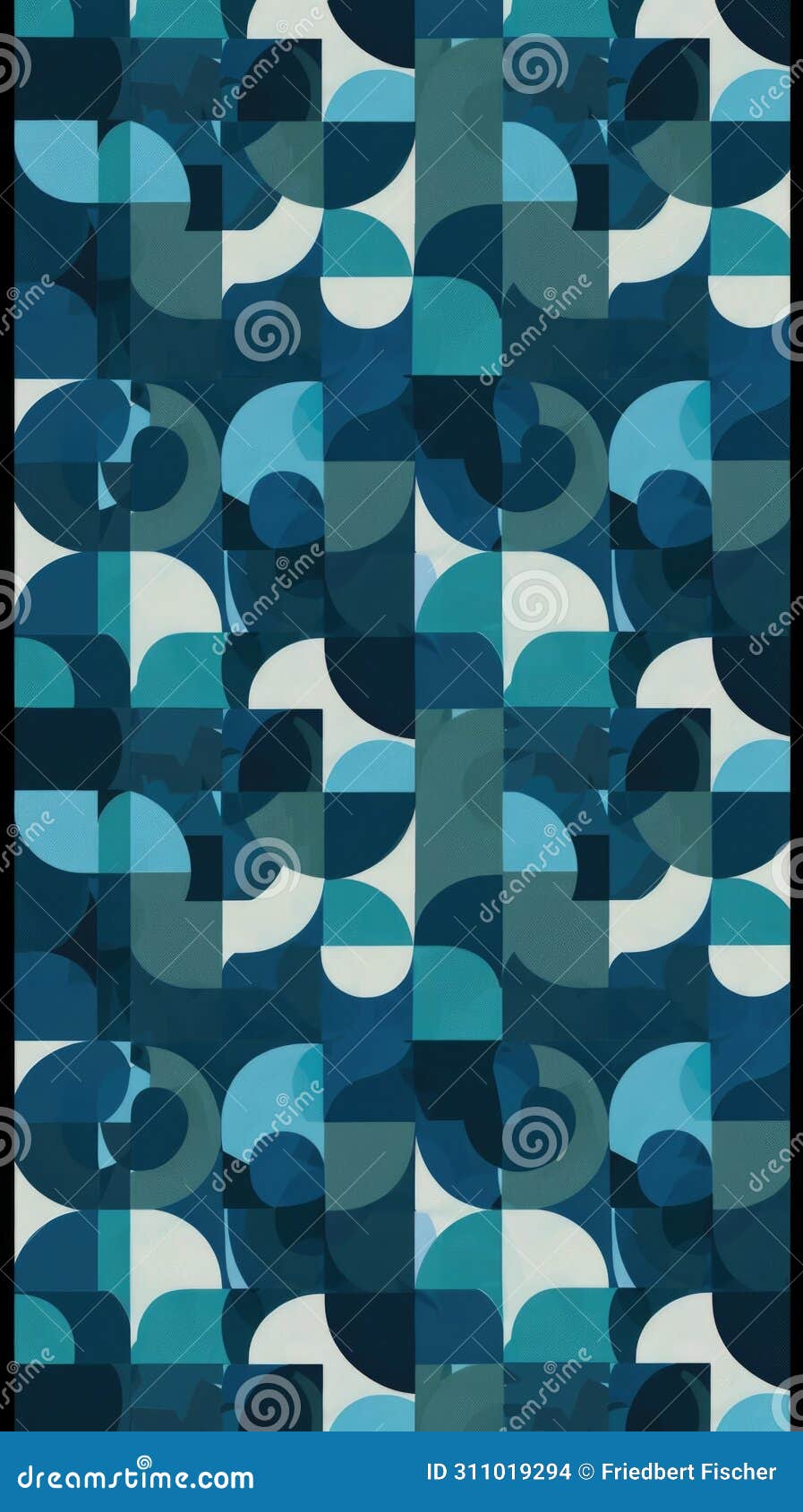 A Picture of a Blue and White Pattern Stock Illustration - Illustration ...