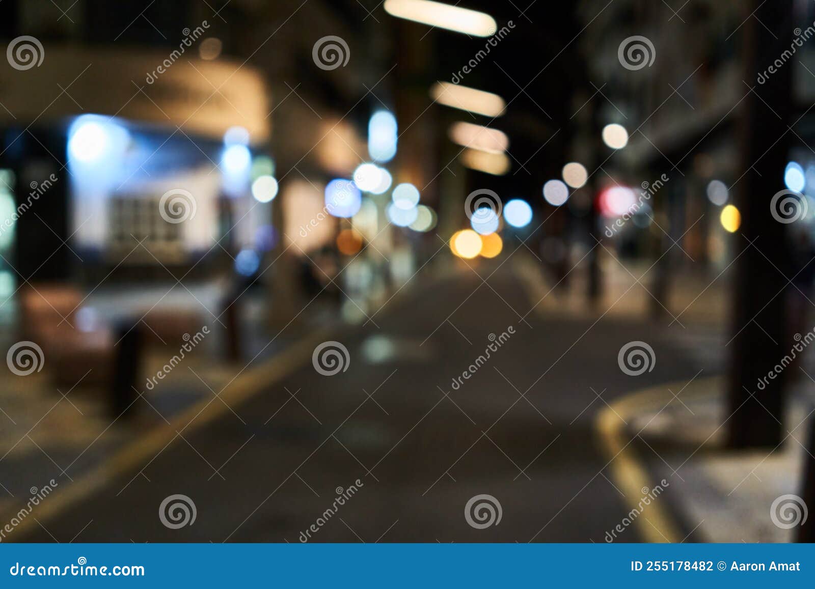 Picture of Blurred Cityscape at Street Stock Photo - Image of bokeh ...