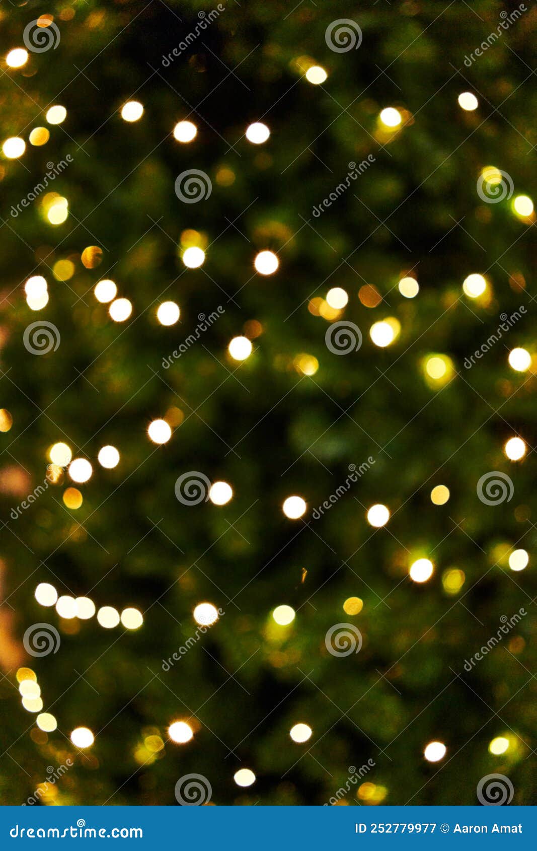 Picture of Blurred Lights Christmas Tree at Street Stock Image - Image ...