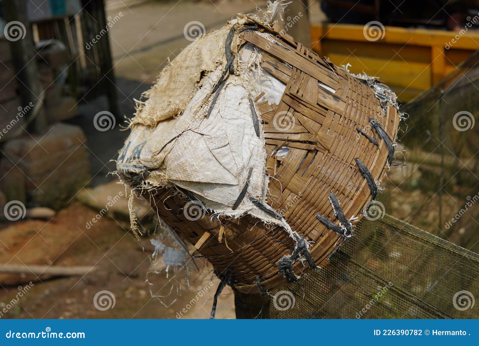 This is a Picture of a Broken Basket Stock Photo - Image of nature ...