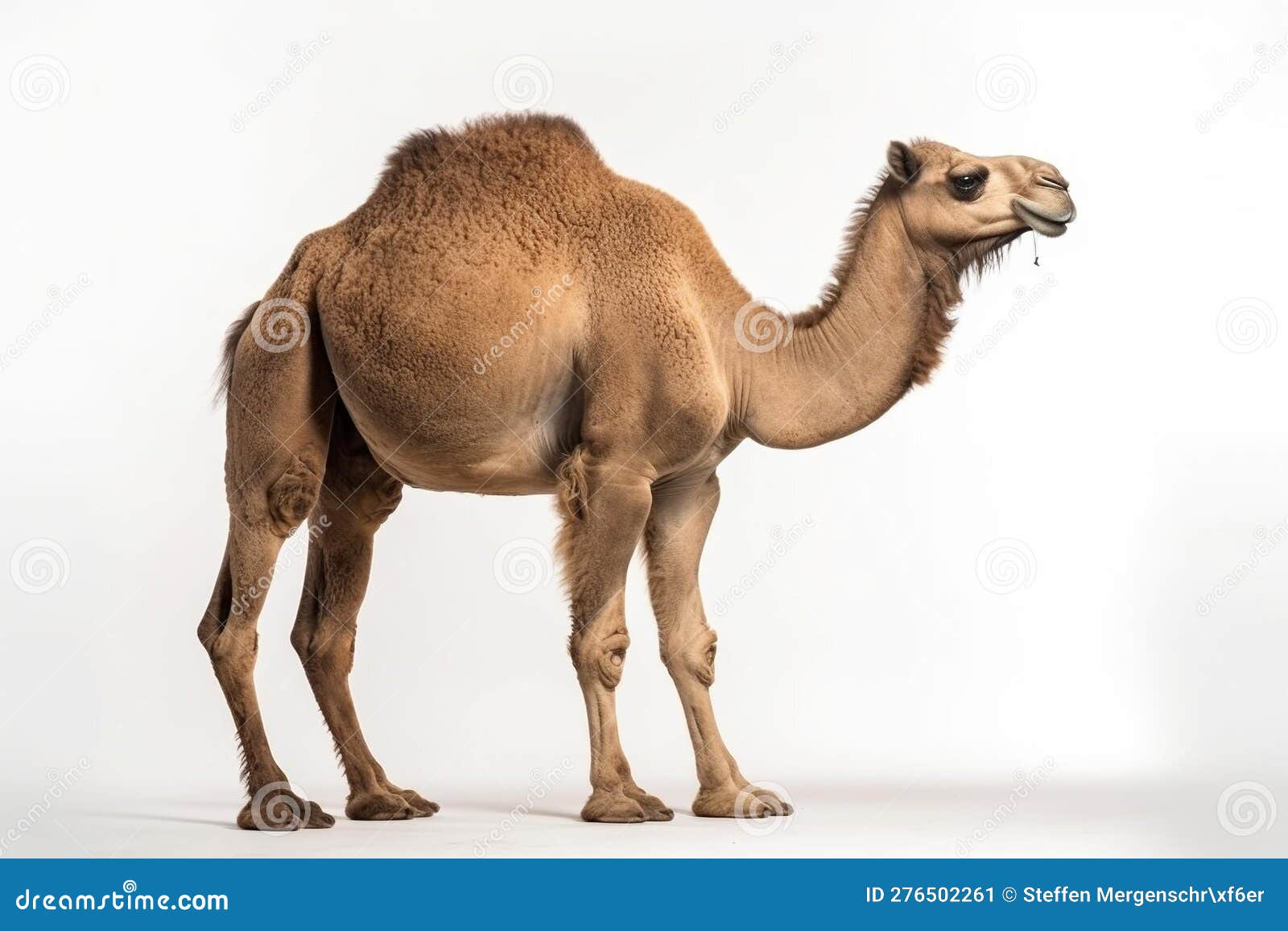 Camel on White Background stock illustration. Illustration of beauty ...