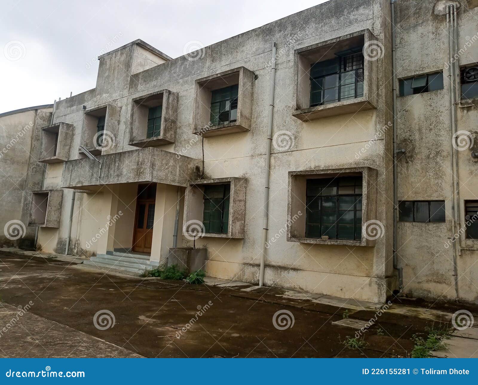 This is the Picture of Cement Building. Stock Image - Image of building ...