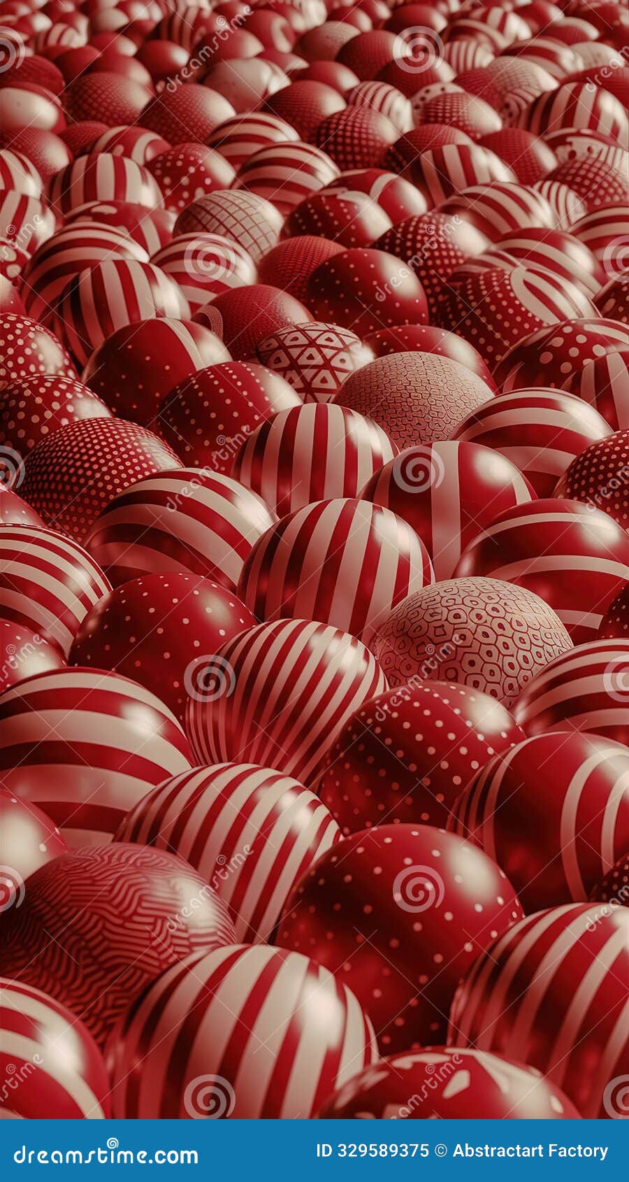 Picture of Circle Shape Candy with Red Line Design with Lots of Group ...