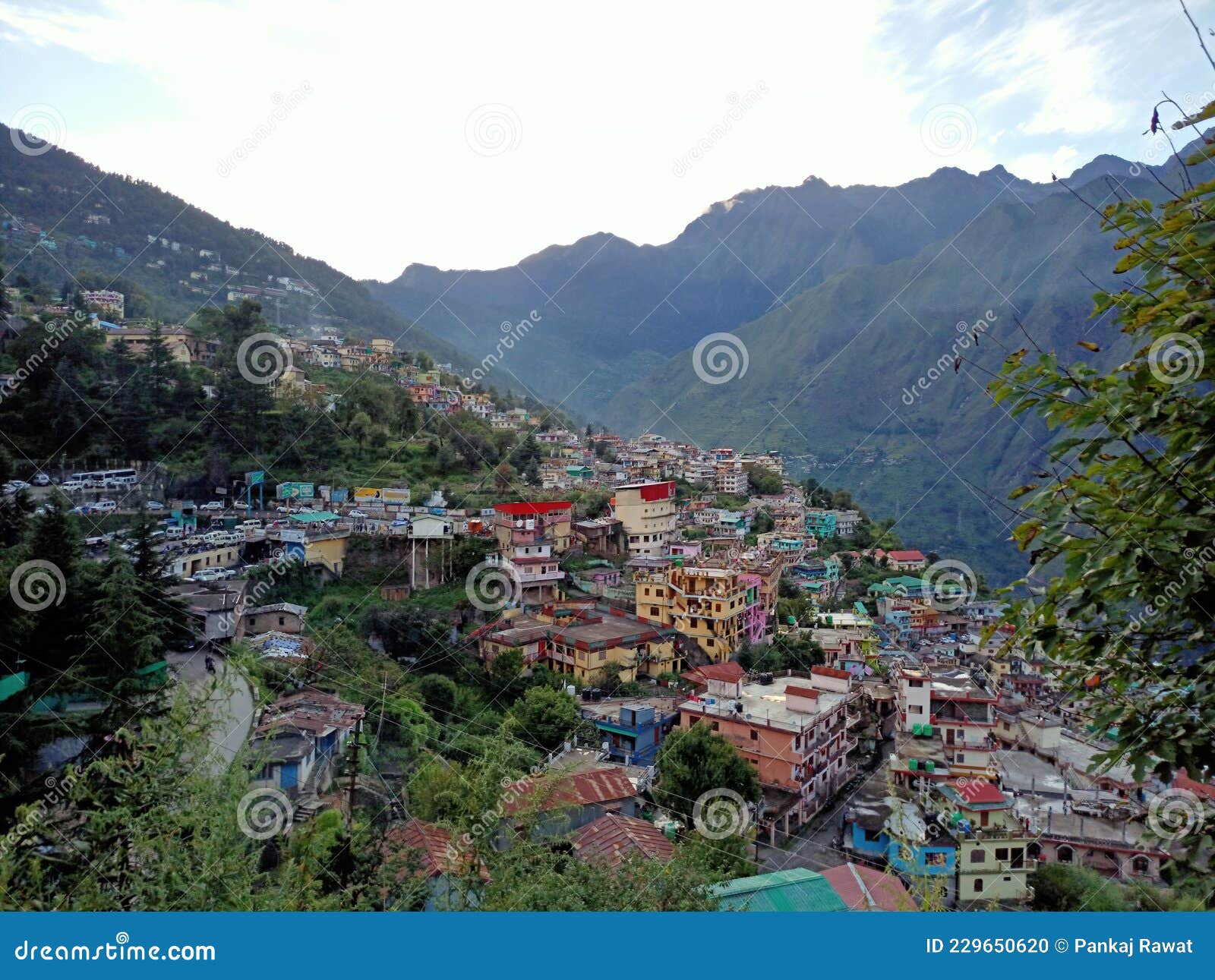 Joshimath View stock photo. Image of click, joshimath - 229650620